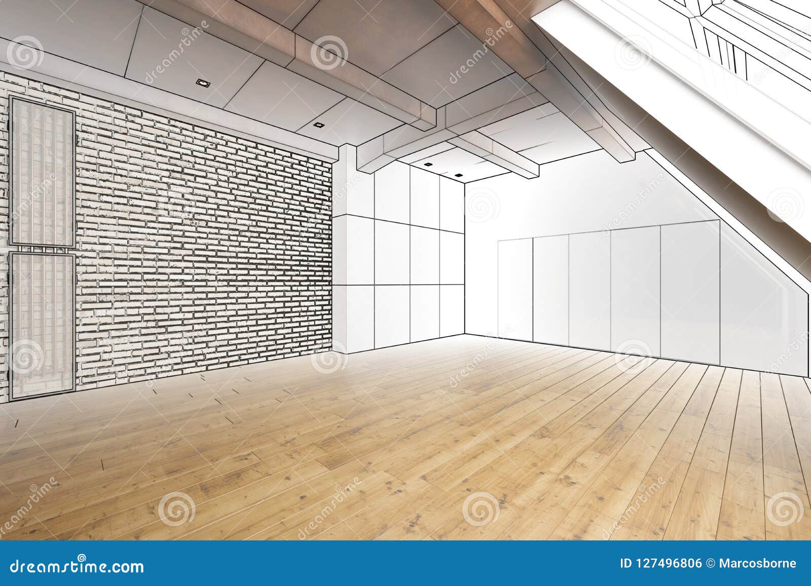 Conversion Drawing Loft Stock Photos - Free & Royalty-Free Stock Photos ...