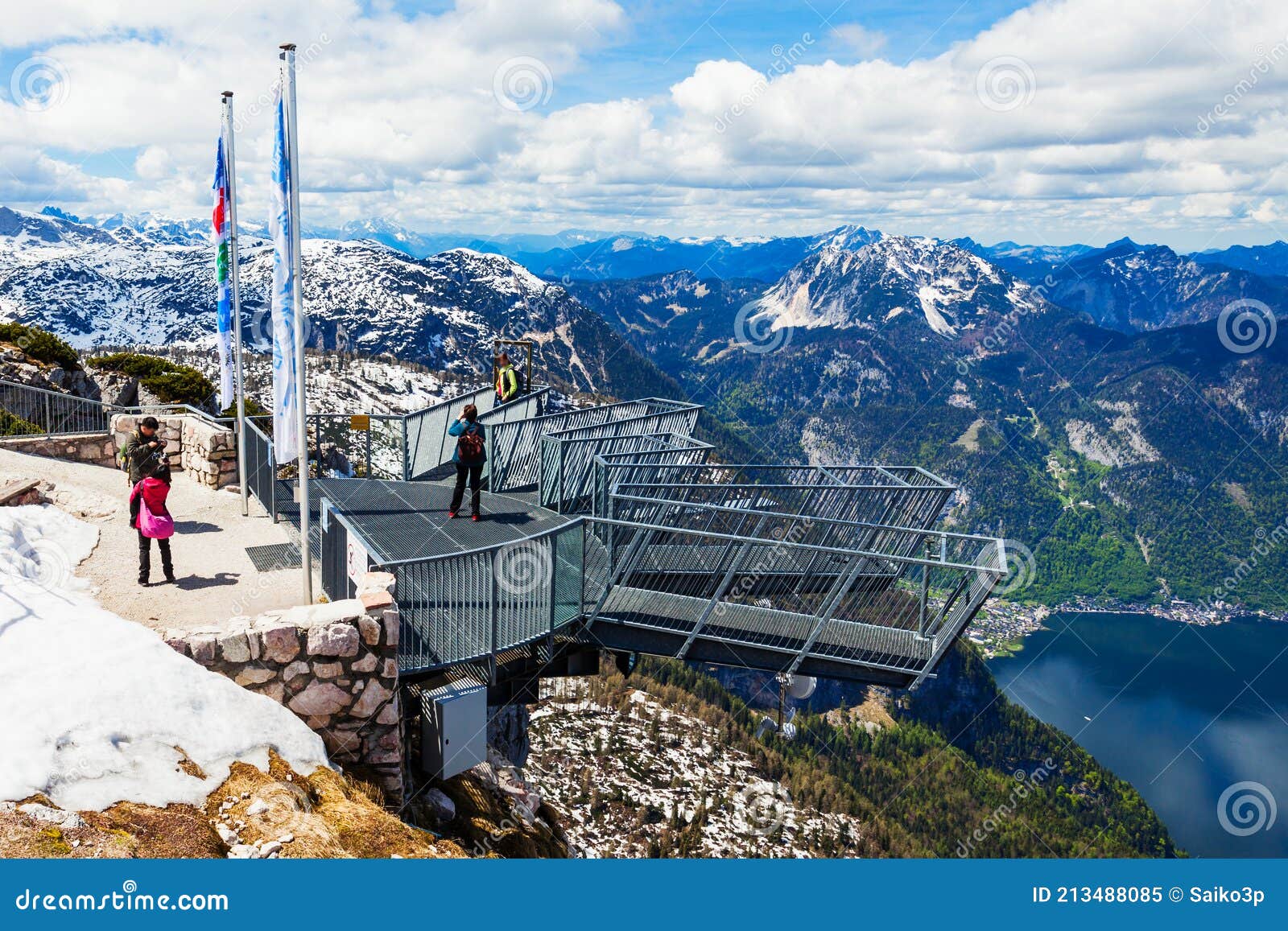 Dachstein Mountains in Austria Editorial Image - Image of aerial ...