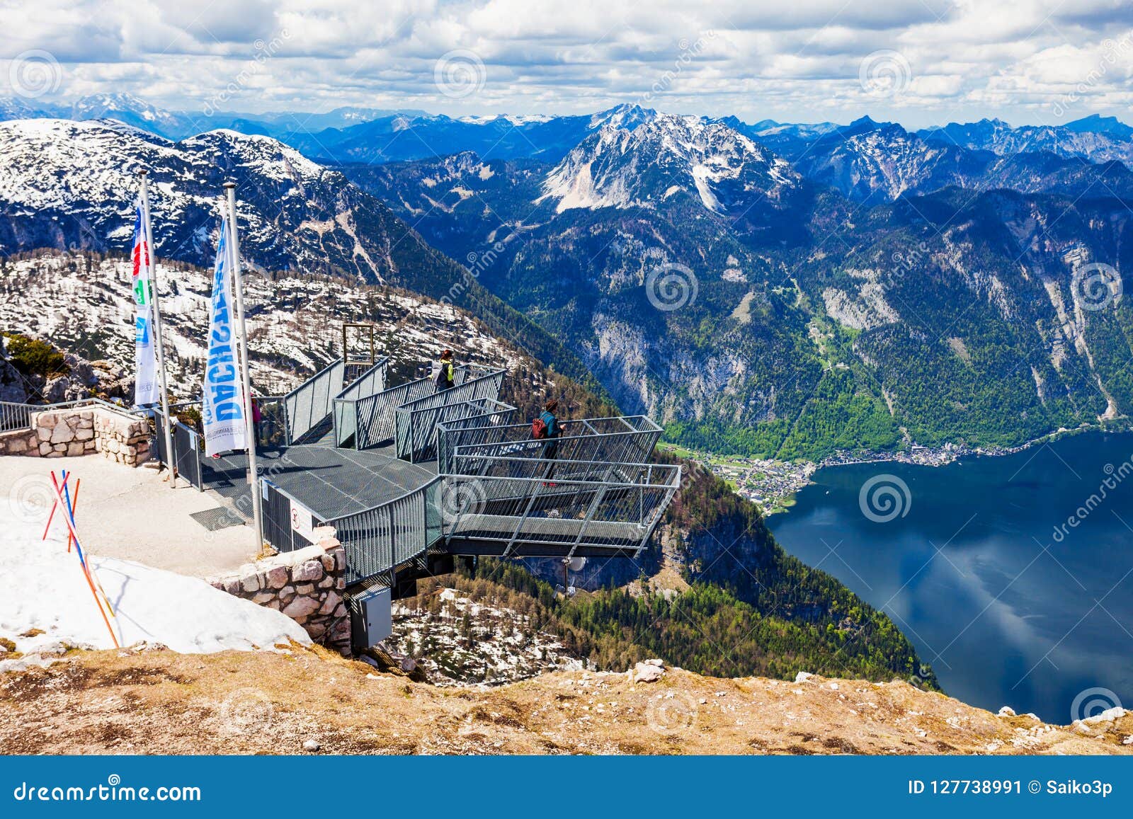 Dachstein Mountains in Austria Editorial Photo - Image of aerial, five ...