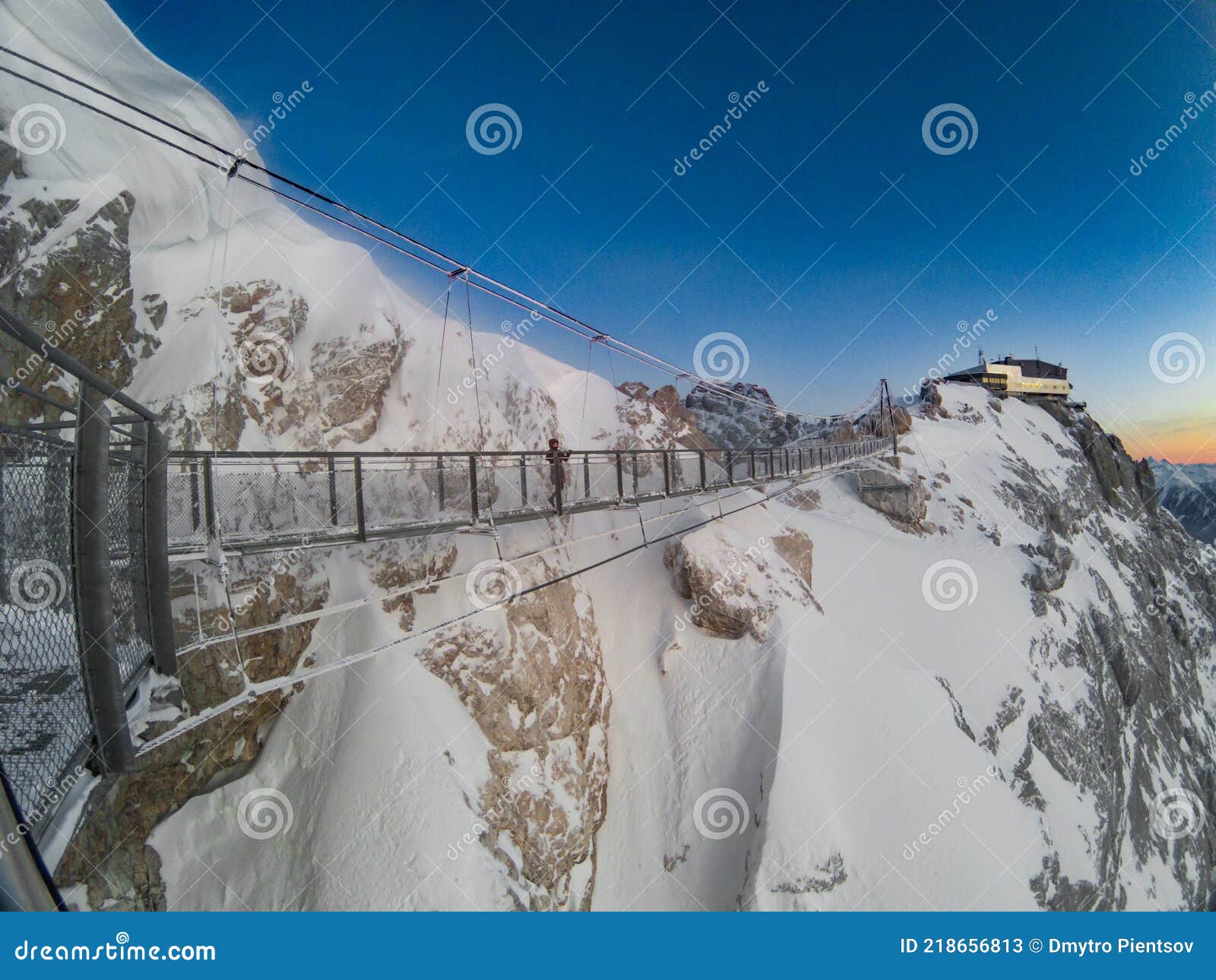 Dachstein Sky Walk in Austria Stock Image - Image of mountains ...