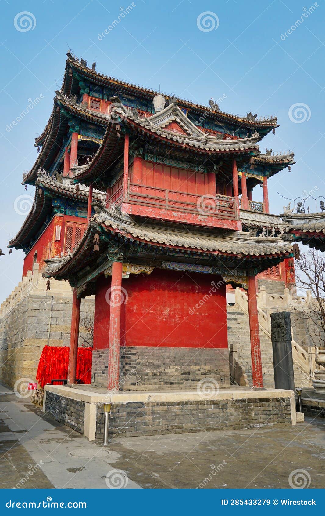 Daci Pavilion, an Example of Traditional Chinese Architecture. Hebei ...