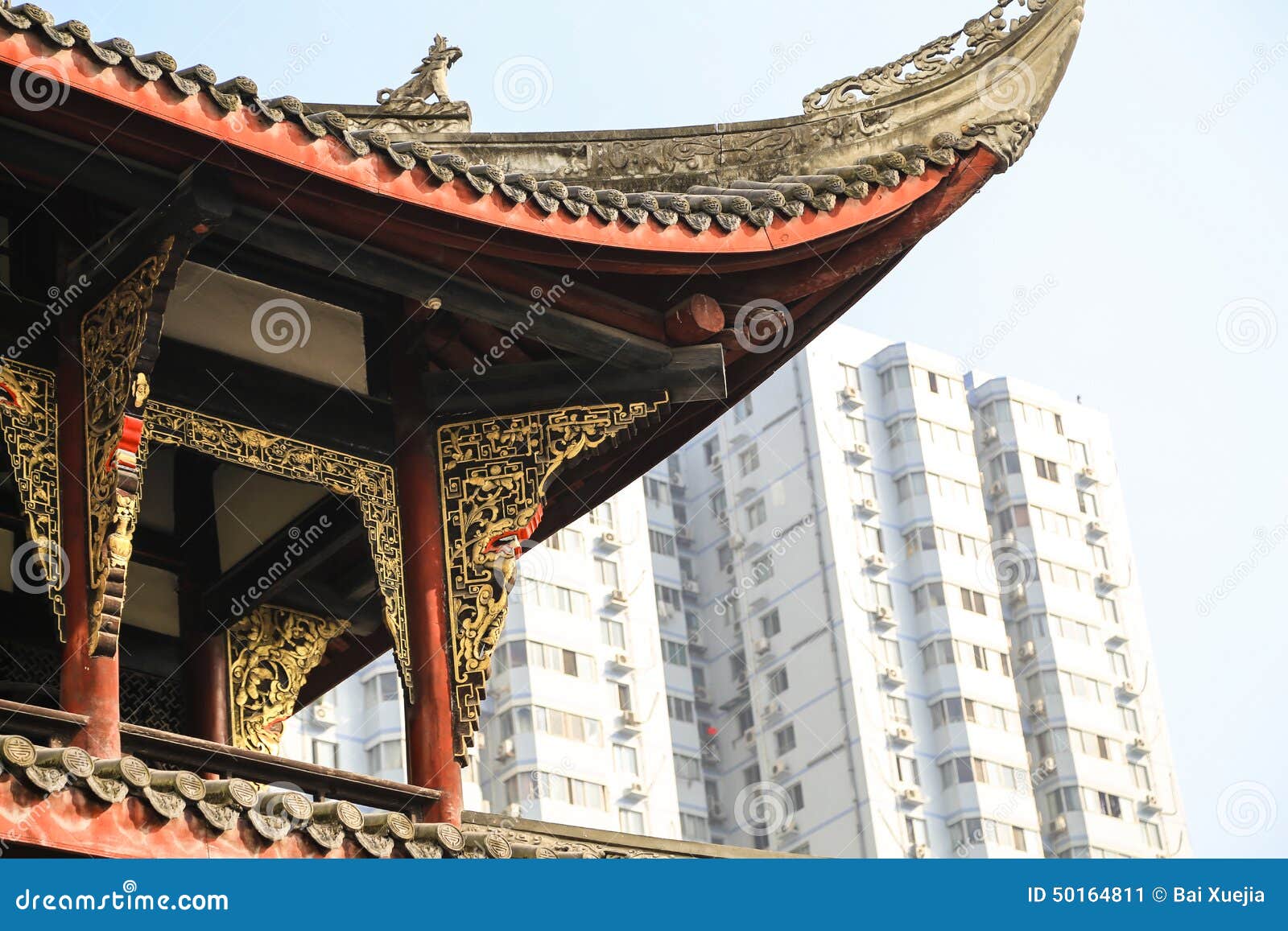 Daci Si Temple in Chengdu, China Stock Image - Image of temple, chengdu ...