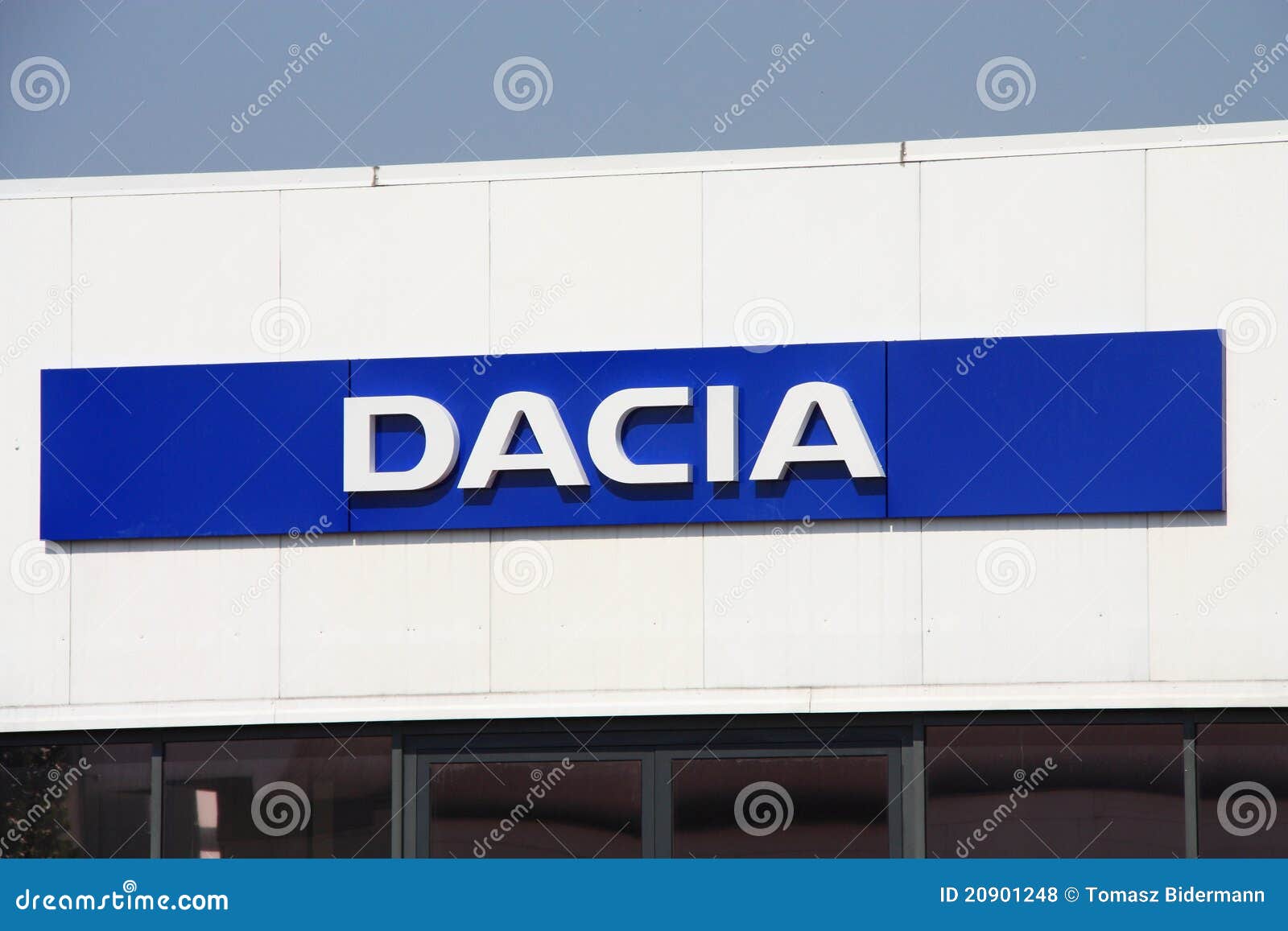 Dacia editorial stock photo. Image of advertisement, france - 20901248