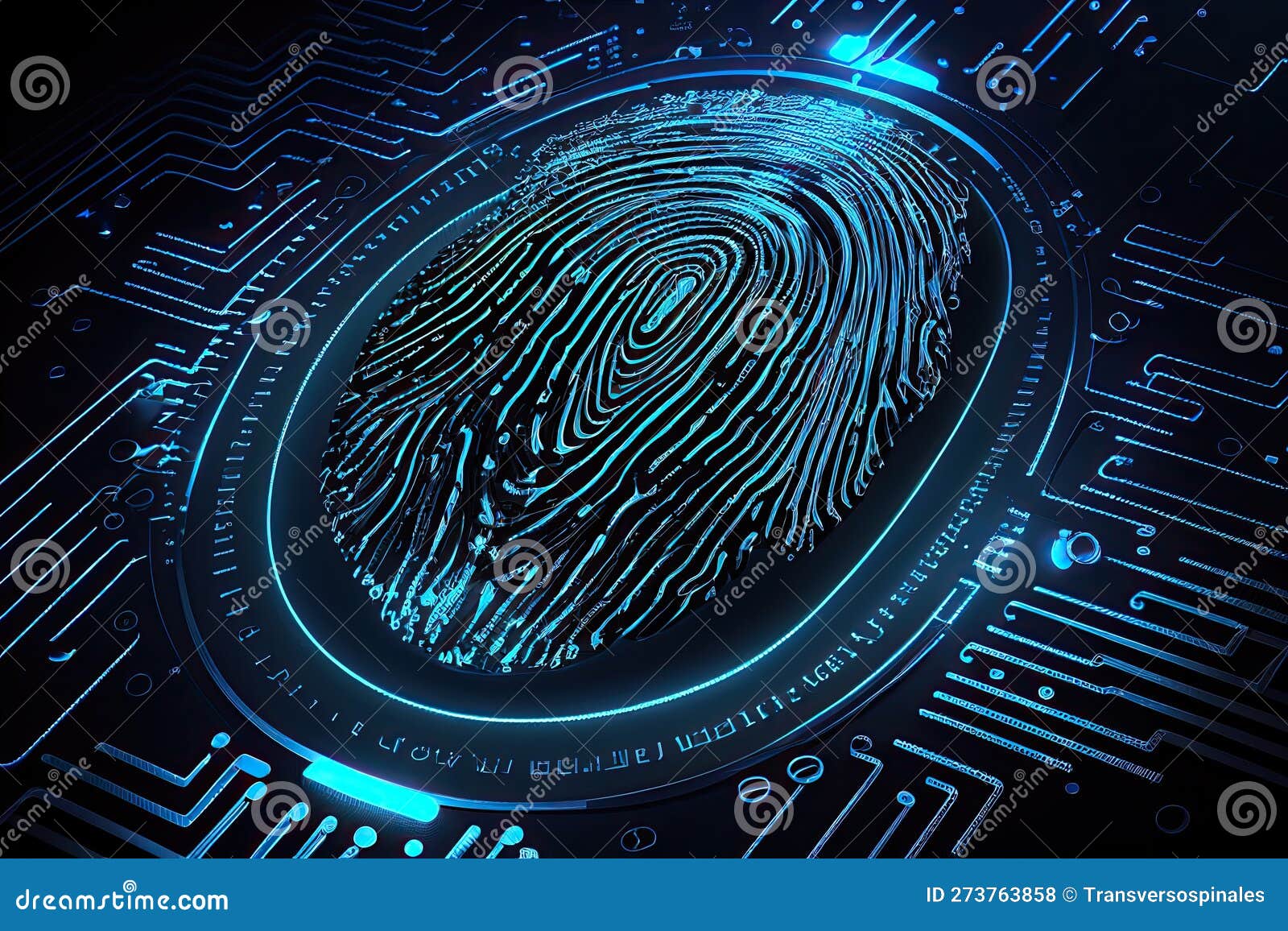 Dactylography or Fingerprinting Technology. Finger Print Scanning ...