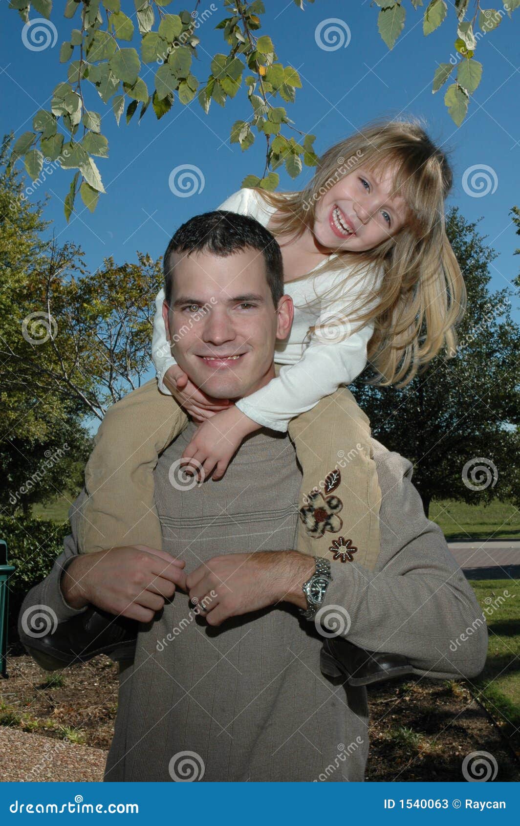 Dad stock image. Image of happy, children, american, camp - 1540063
