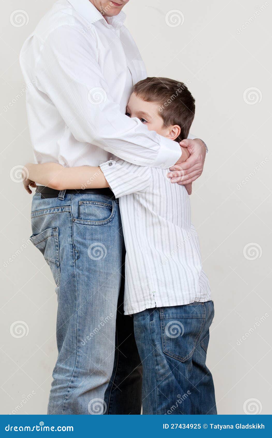 Dad comforts a sad child stock image. Image of depression - 27434925