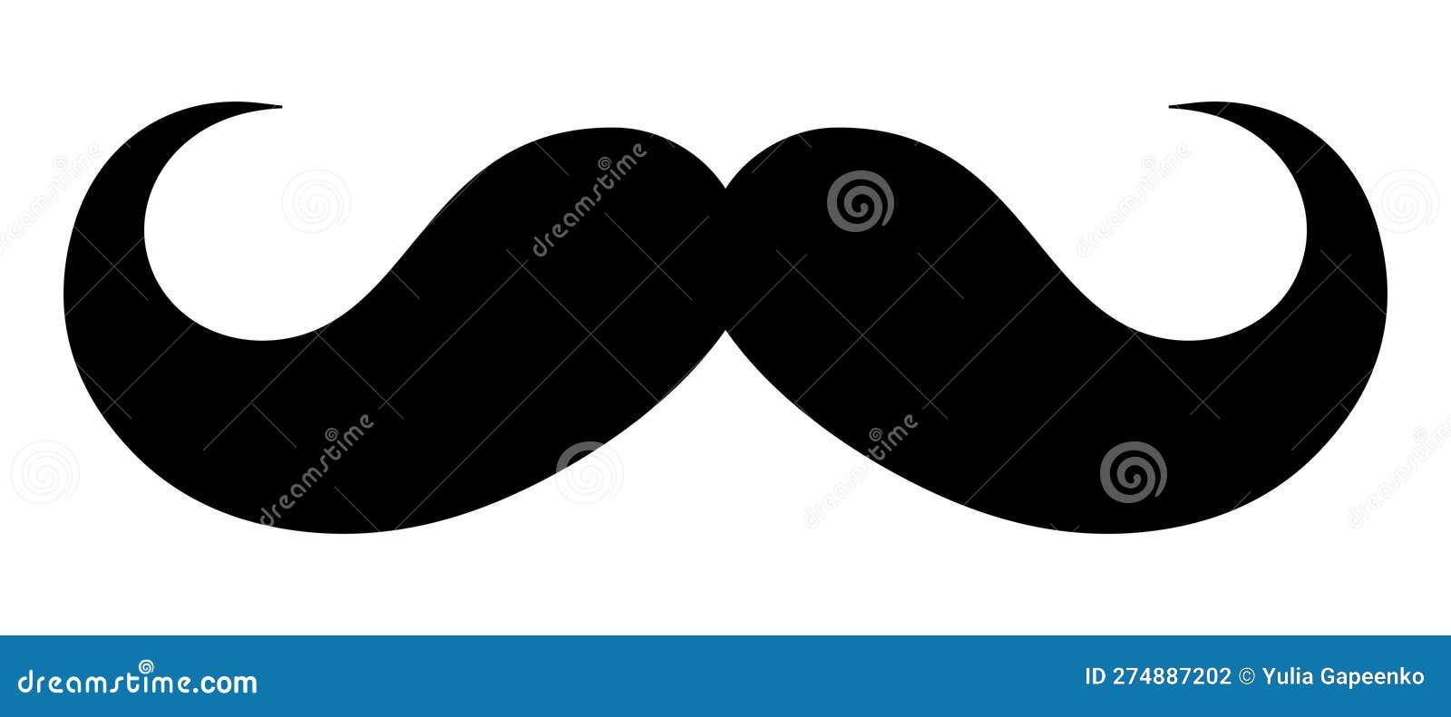 Dad S Mustache Collection. Vector Illustration. EPS10 Stock Vector ...