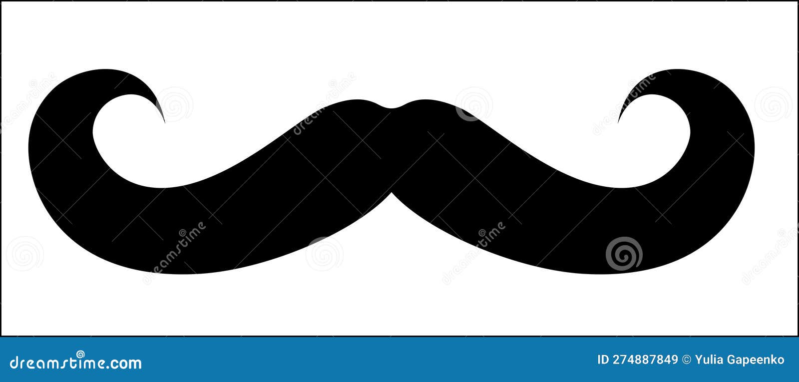 Dad S Mustache Collection. Vector Illustration. EPS10 Stock ...