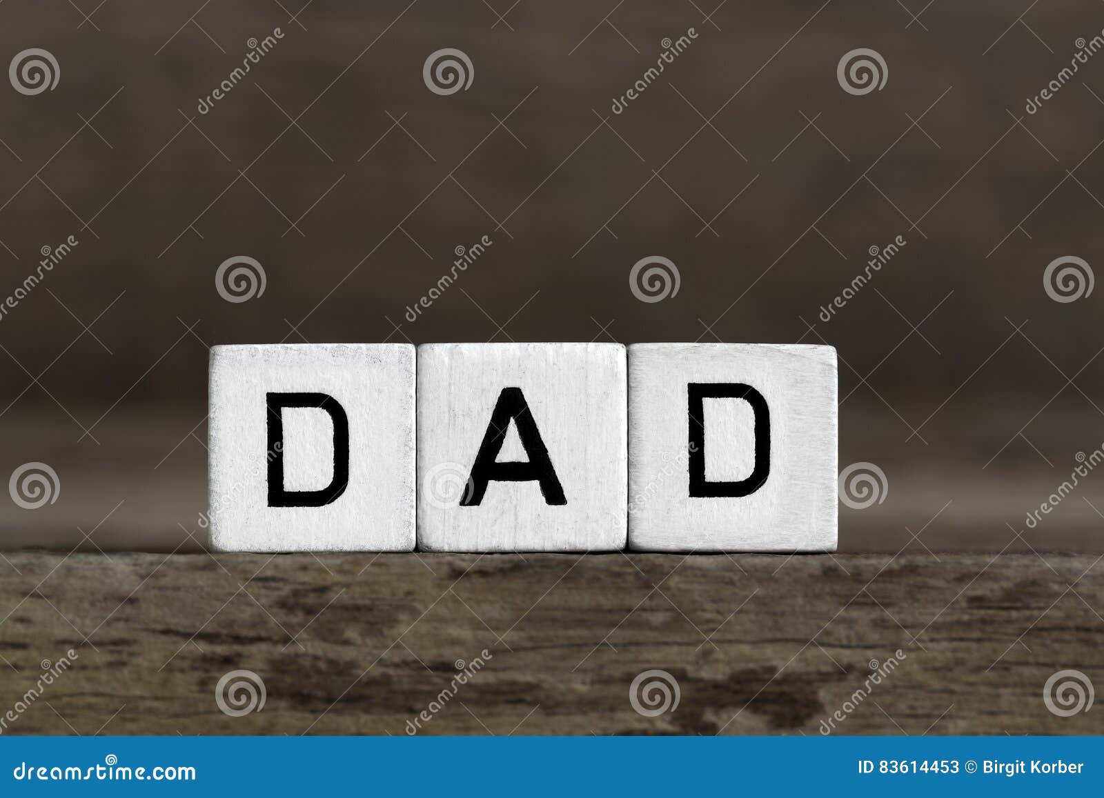 Dad, written in cubes stock image. Image of fathers, postcard - 83614453