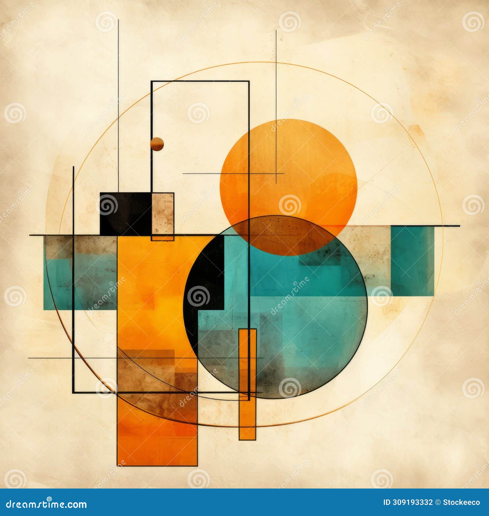 Dada Digital Watercolor Engineering: Textures, Shapes, Minimalist Style ...