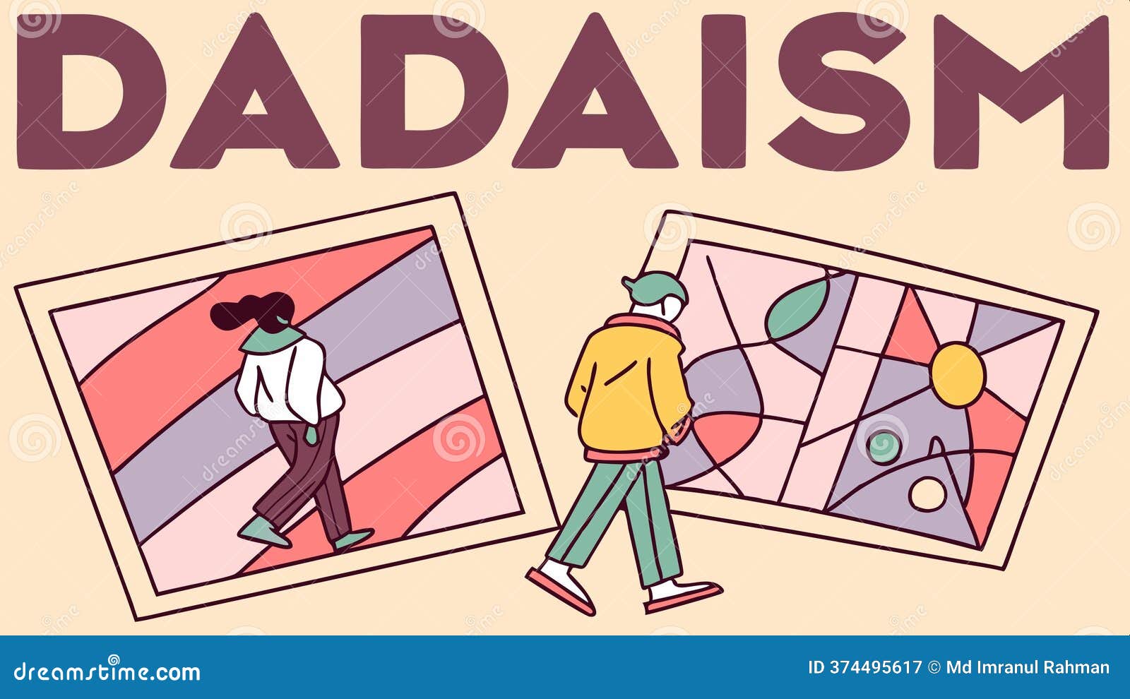 Abstract Dada Art With Random Pencil Doodle Lines Texture Royalty-Free ...