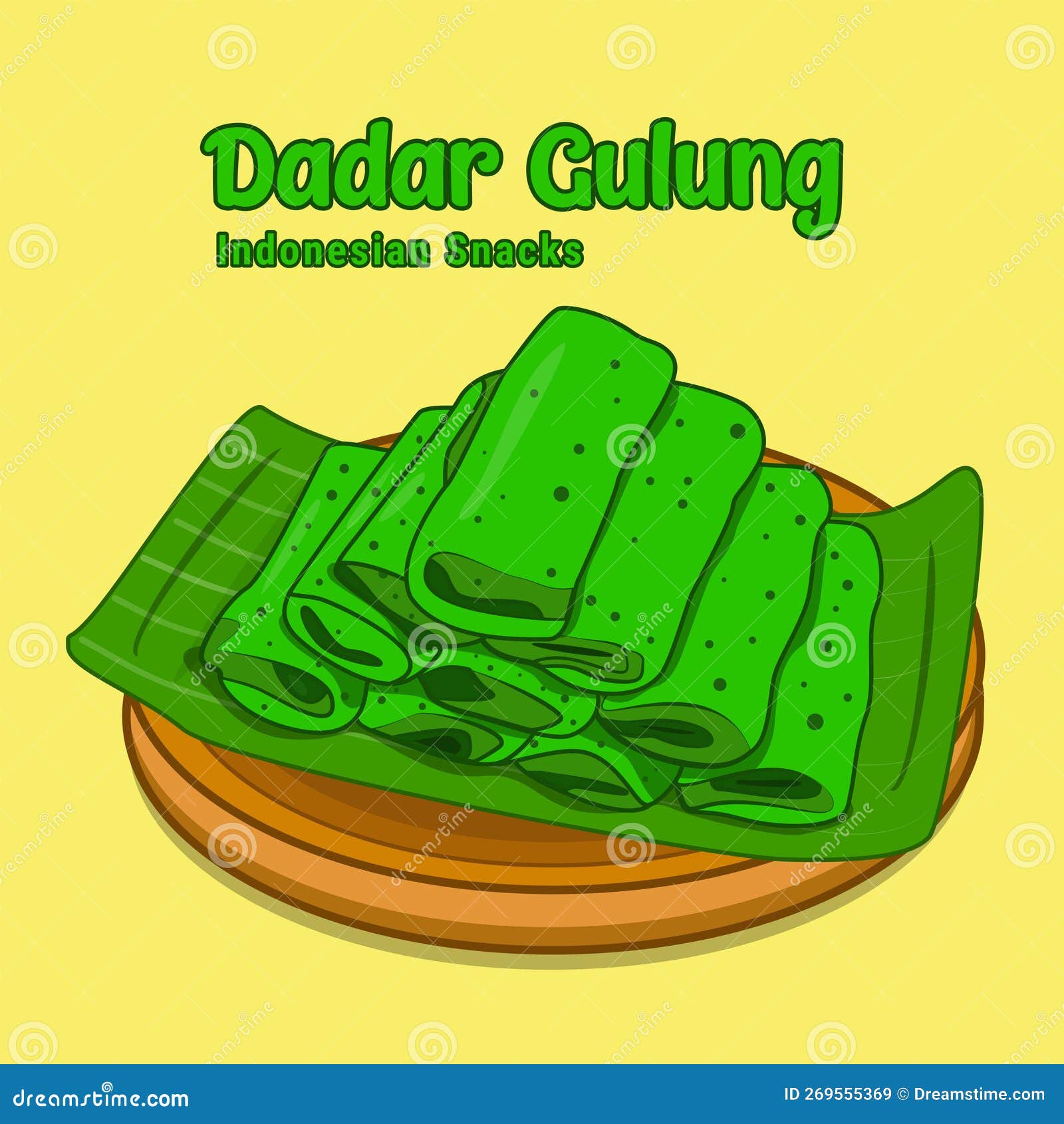 Dadar Gulung Icon. Doodle Hand Drawn Or Outline Icon Style Cartoon ...