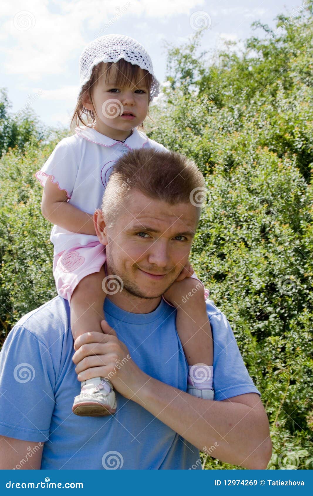 Daddy and Daughter stock image. Image of side, daughter - 12974269