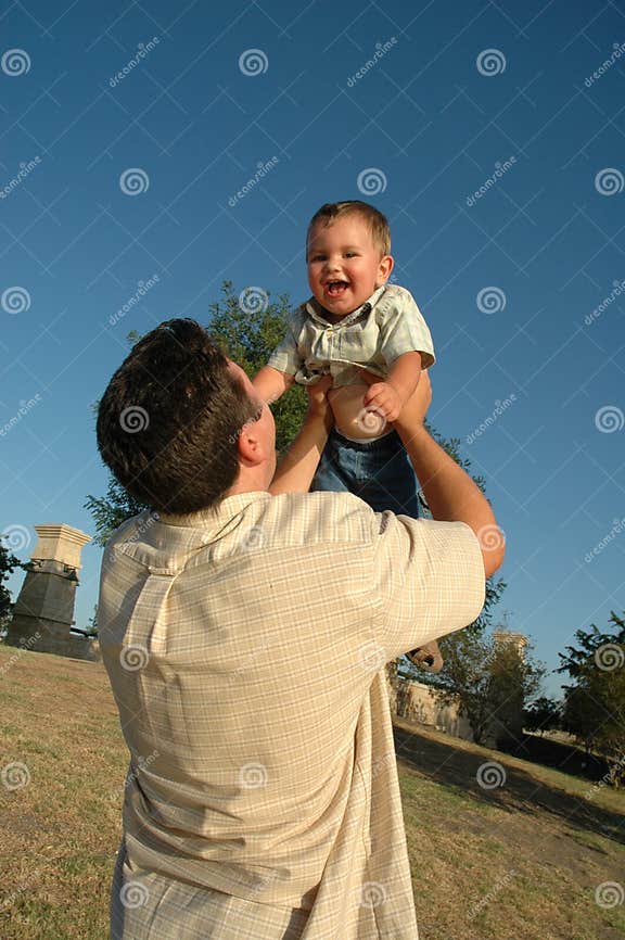 Daddy Day stock image. Image of family, father, laugh - 1099047