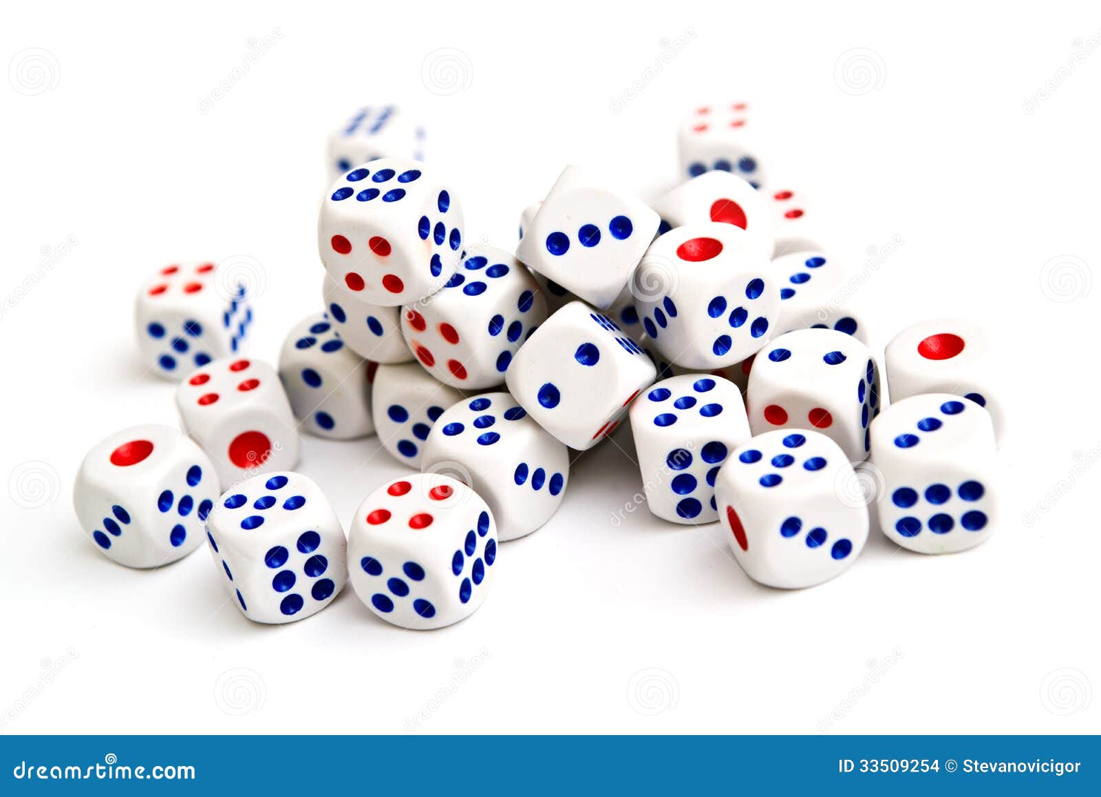 Dadi fotografia stock. Immagine di dadi, rischio, fortuna - 33509254