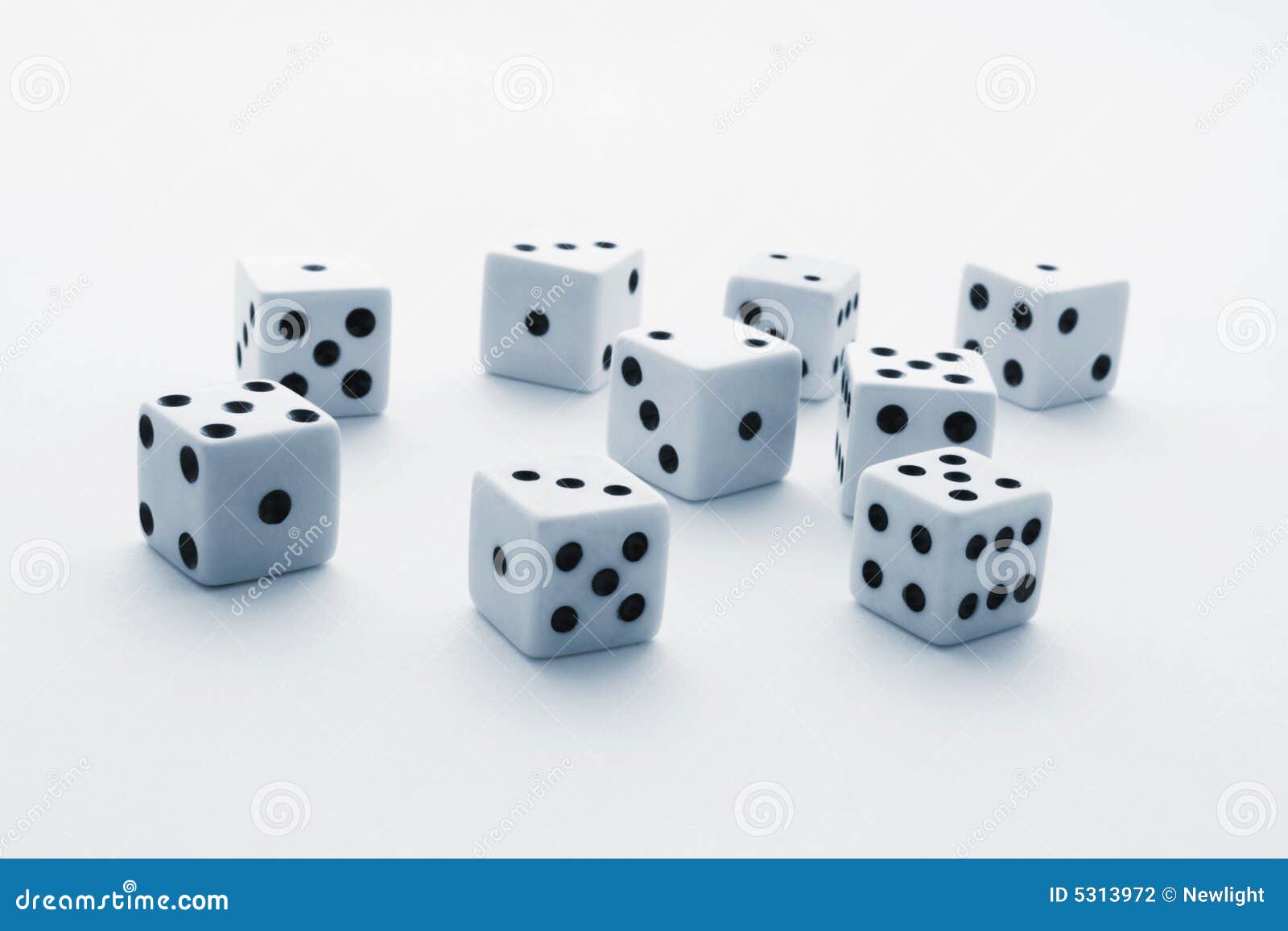 Dadi fotografia stock. Immagine di casuale, rischio, occasione - 5313972