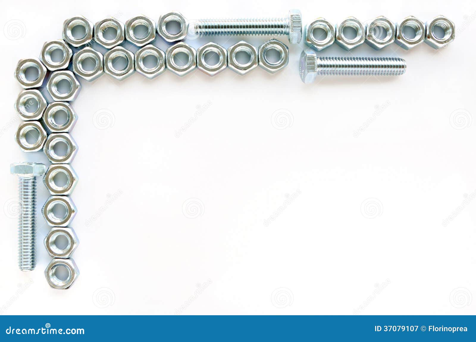 Dadi - E - Struttura Dei Bulloni Immagine Stock - Immagine di fermo ...