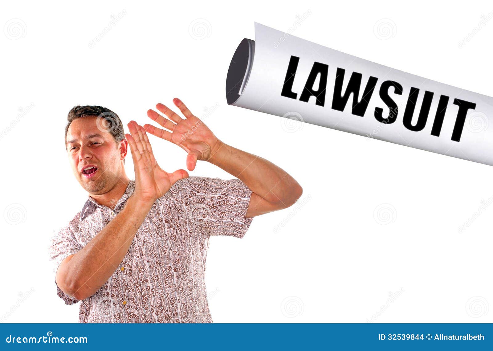 Dado Una Palmada Con Pleito Foto de archivo - Imagen de legal, hombre ...