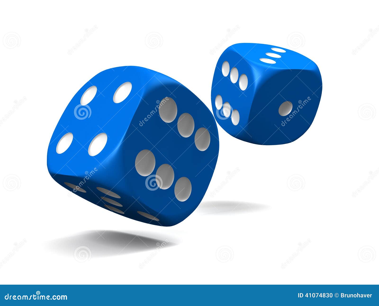 Dados azules stock de ilustración. Ilustración de juegos - 41074830