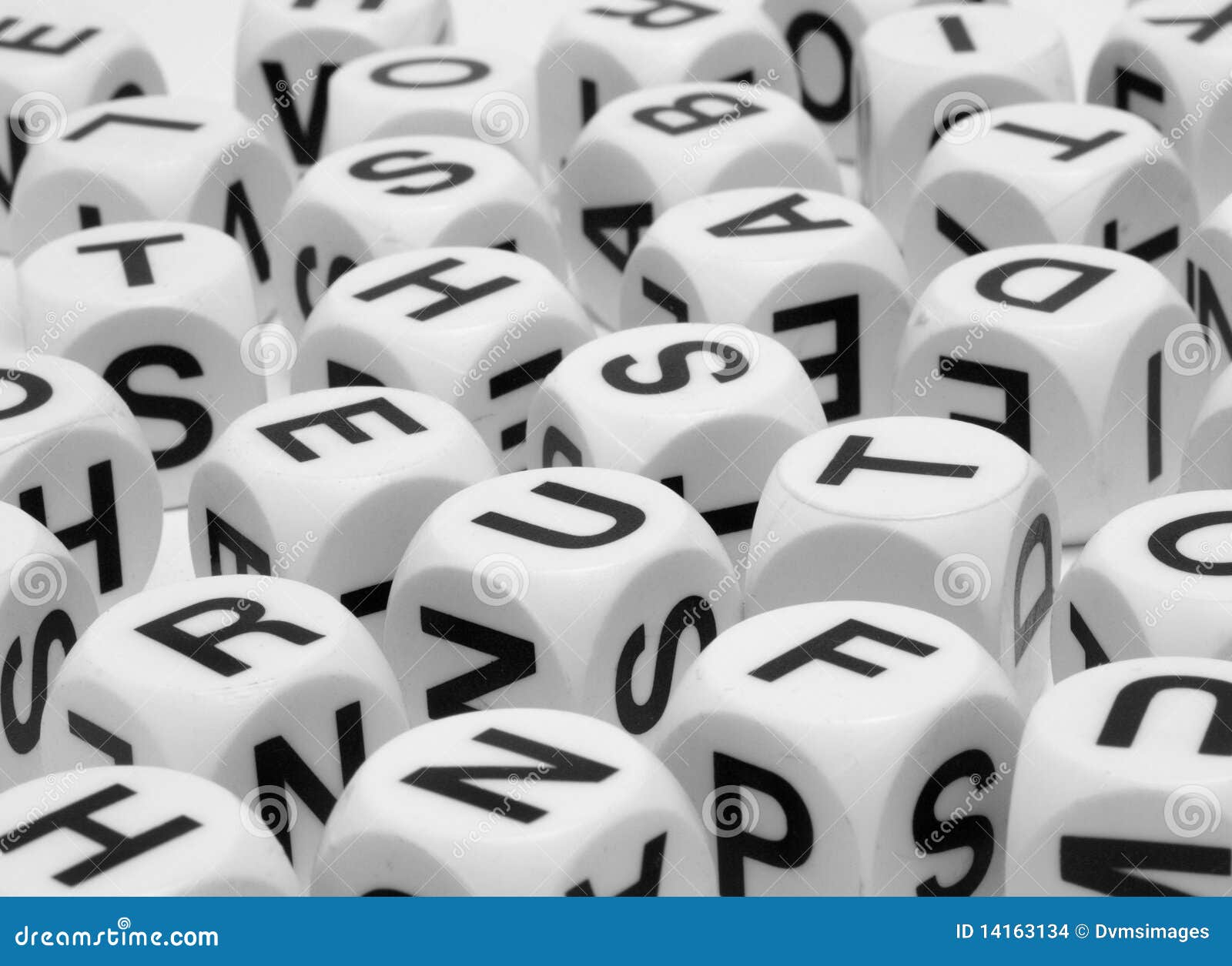 Dados da letra foto de stock. Imagem de branco, fundo - 14163134