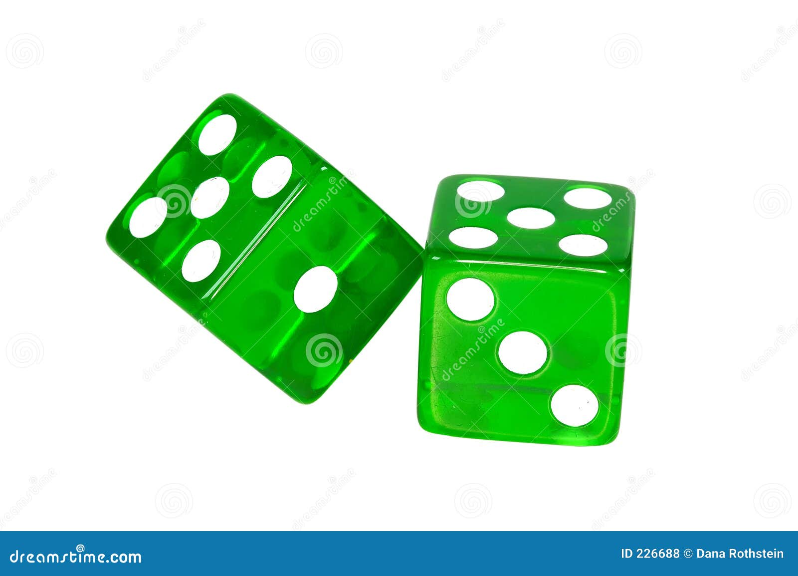 Dados Verdes - Camino De Recortes Foto de archivo - Imagen de apostar ...