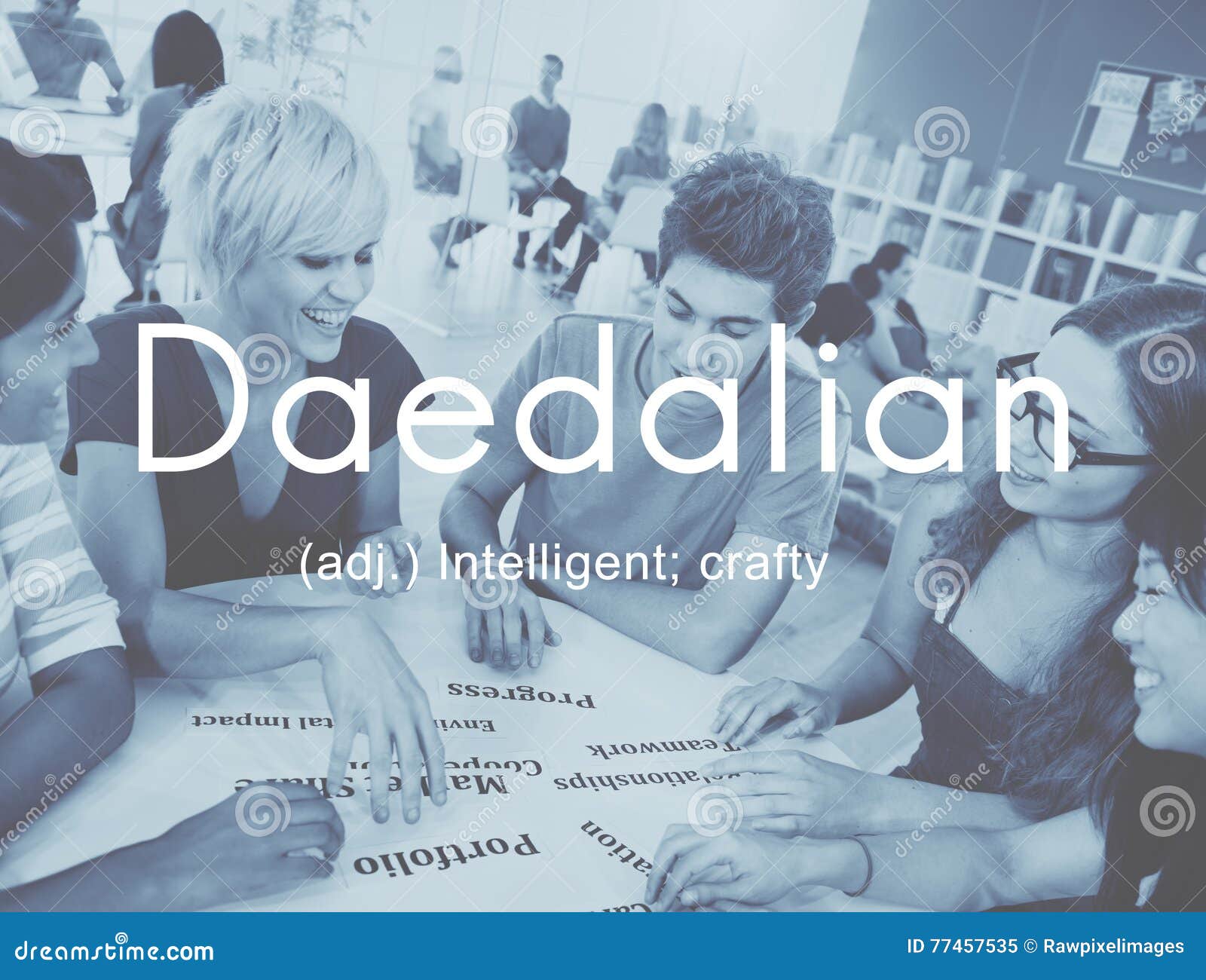 Daedalian Crafty Intelligent Artistic Smart Concept Stock Image - Image ...