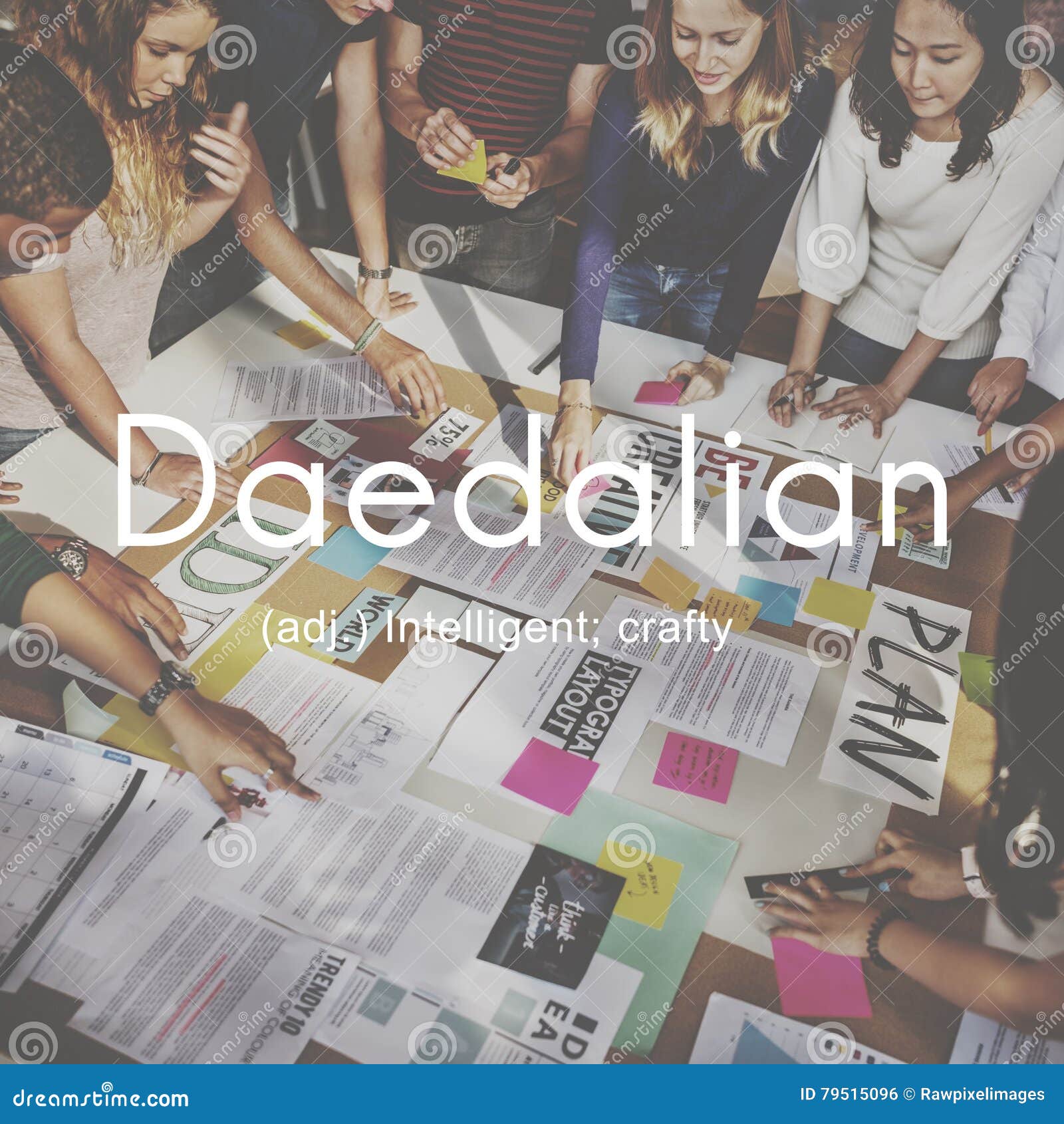 Daedalian Crafty Intelligent Artistic Smart Concept Stock Photo - Image ...