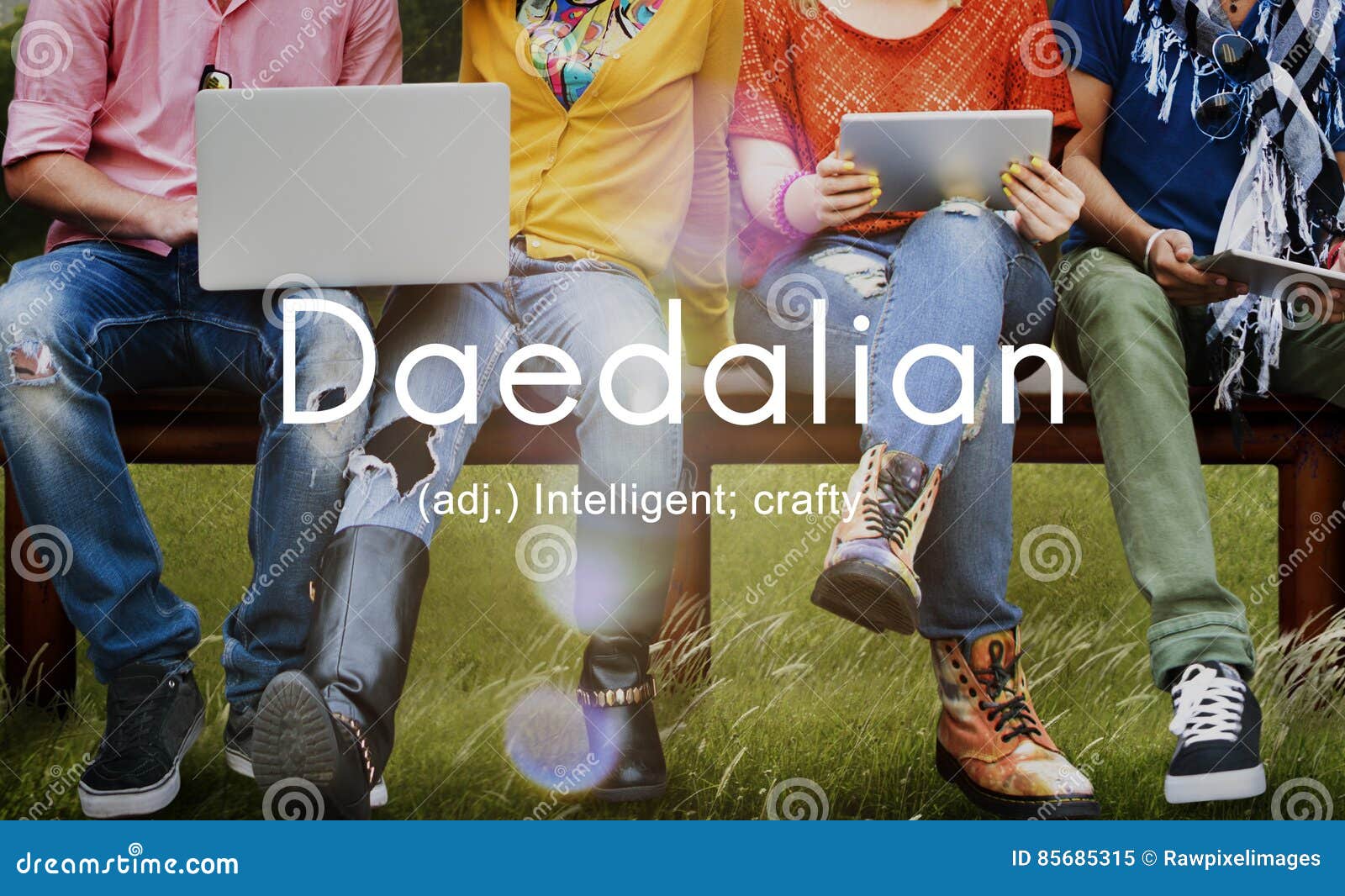 Daedalian Crafty Intelligent Artistic Smart Concept Stock Image - Image ...