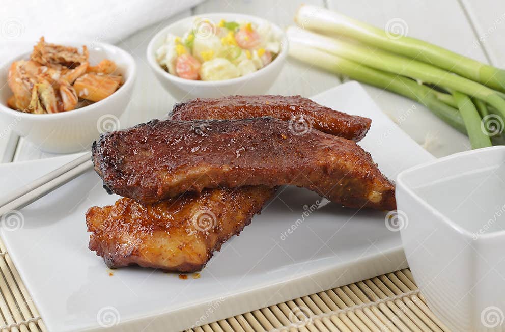 Daeji Galbi imagen de archivo. Imagen de placa, patata - 23958027