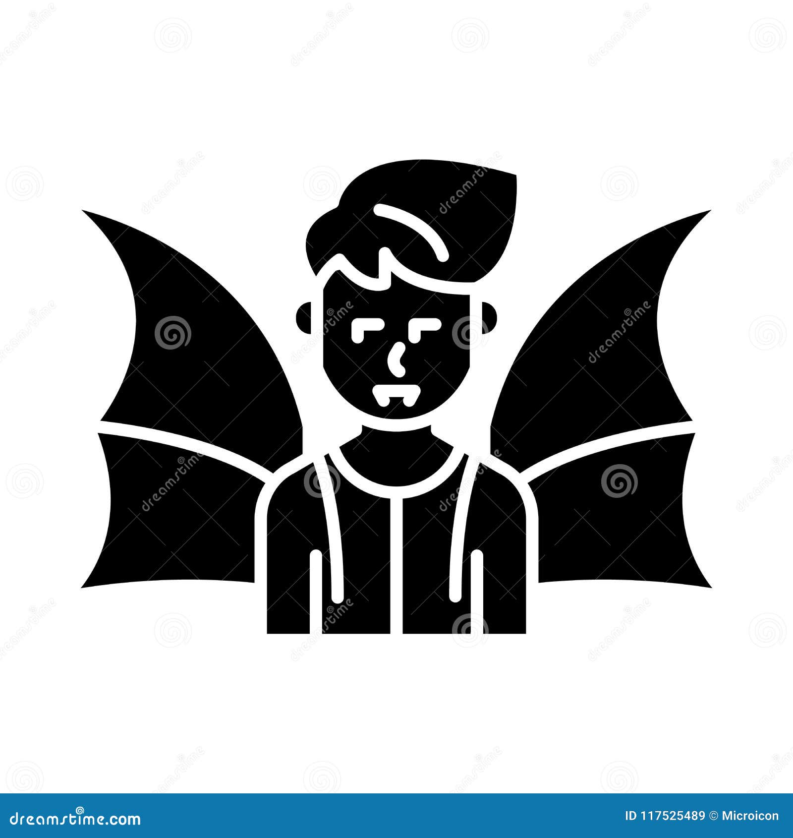Daemon Black Icon Concept. Daemon Flat Vector Symbol, Sign ...