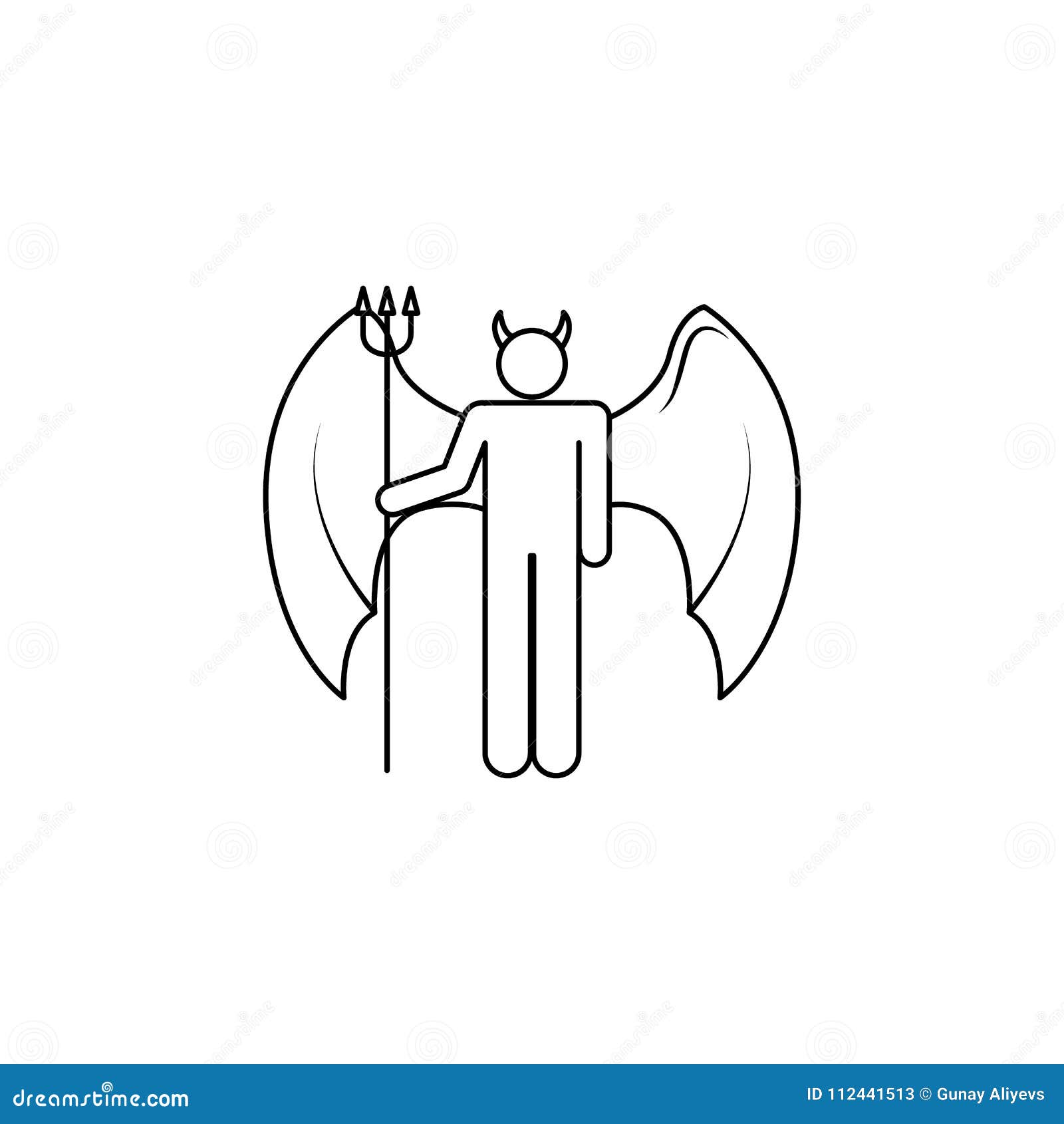 Daemon Icon. Element Of Angel And Demon Icon For Mobile Concept And Web ...