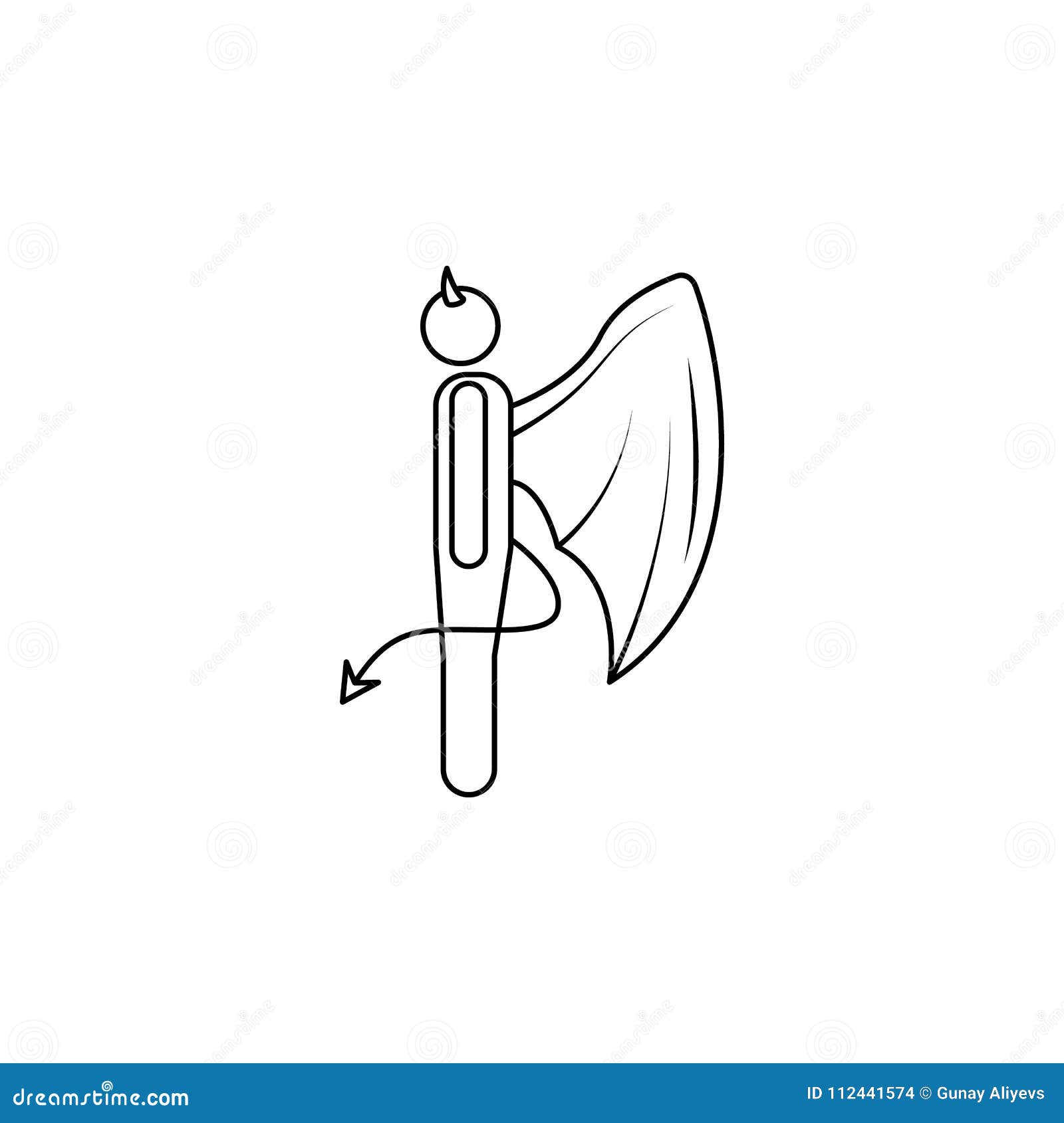 Daemon Icon. Element Of Angel And Demon Icon For Mobile Concept And Web ...