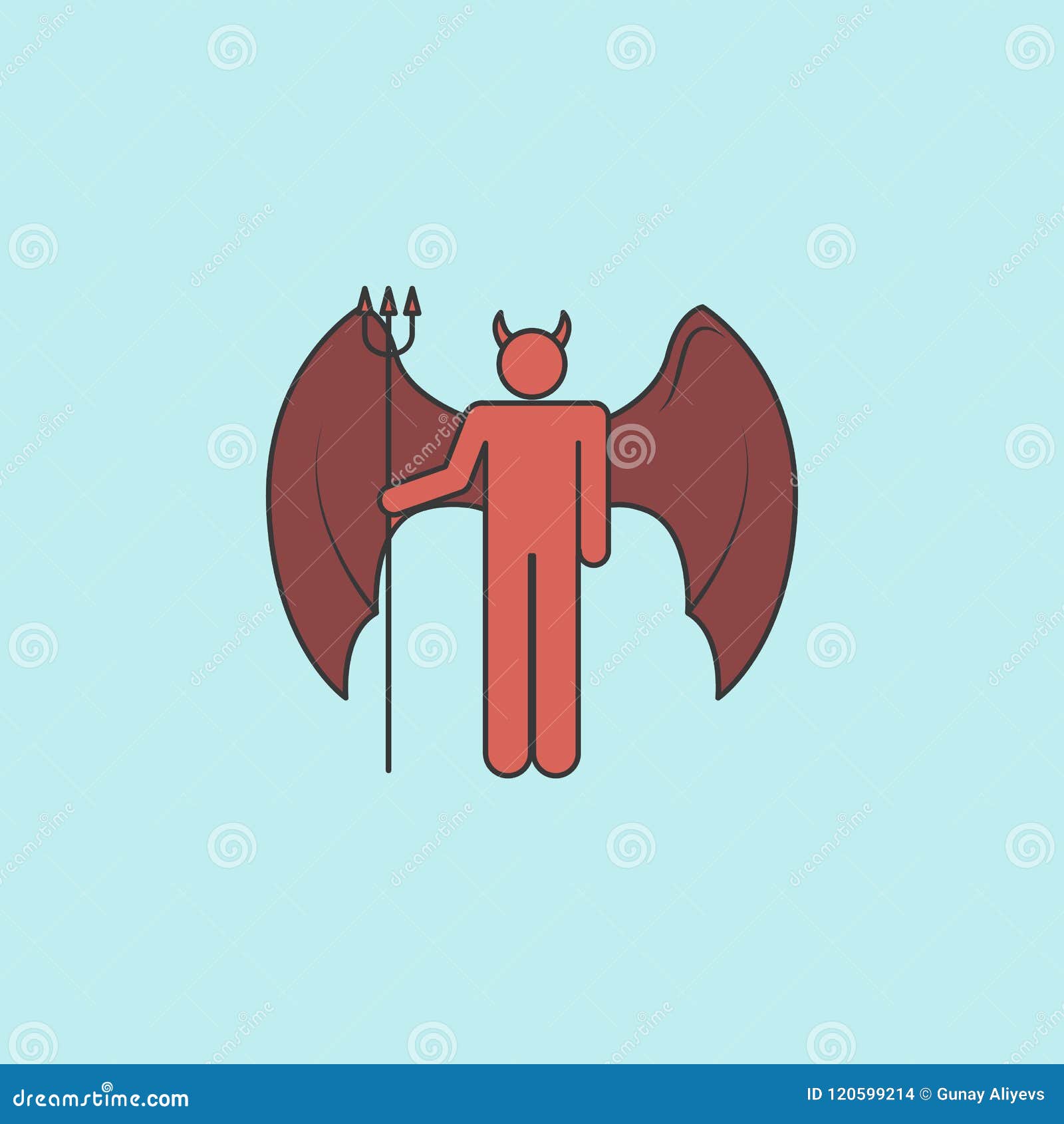 Daemon Icon. Element of Angel and Demon Icon for Mobile Concept and Web ...