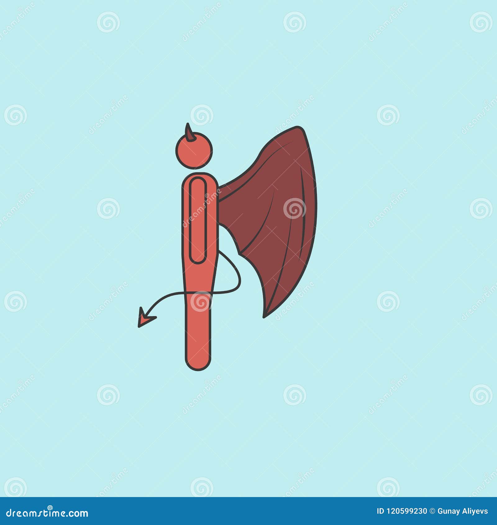 Daemon Icon. Element of Angel and Demon Icon for Mobile Concept and Web ...