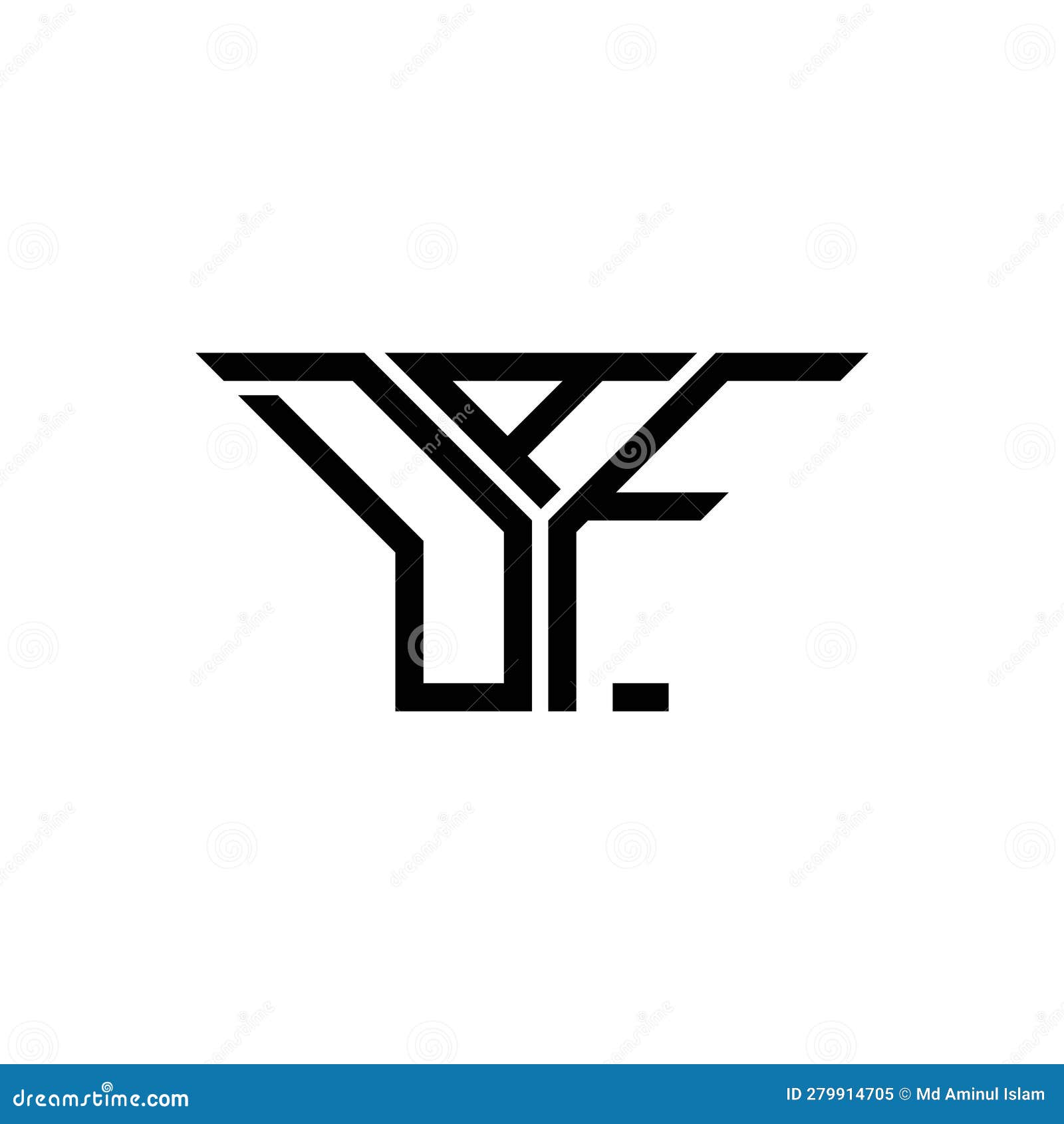 DAF Letter Logo Creative Design With Vector Graphic, DAF ...