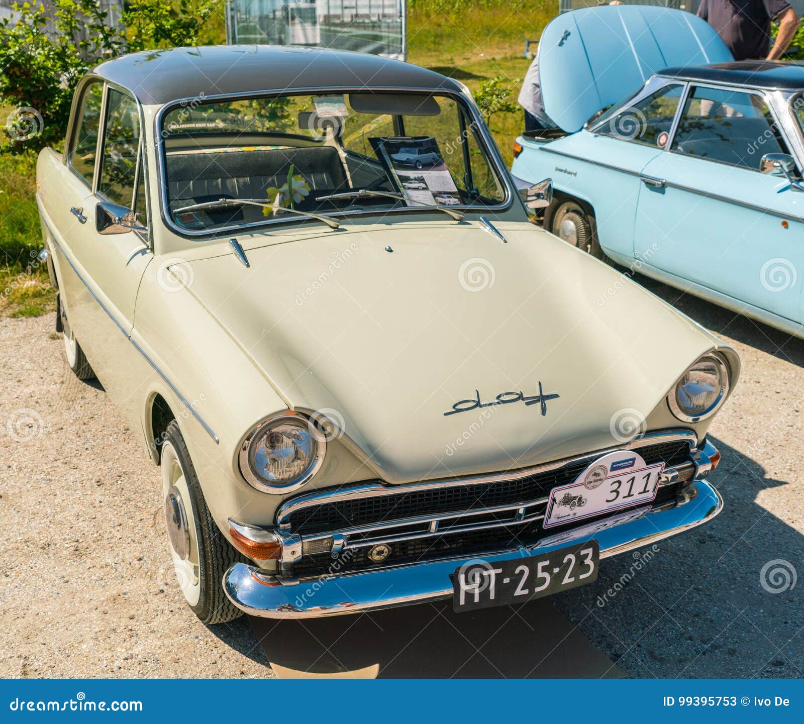 DAF Oldtimer at the Annual National Oldtimer Day in Lelystad Editorial ...