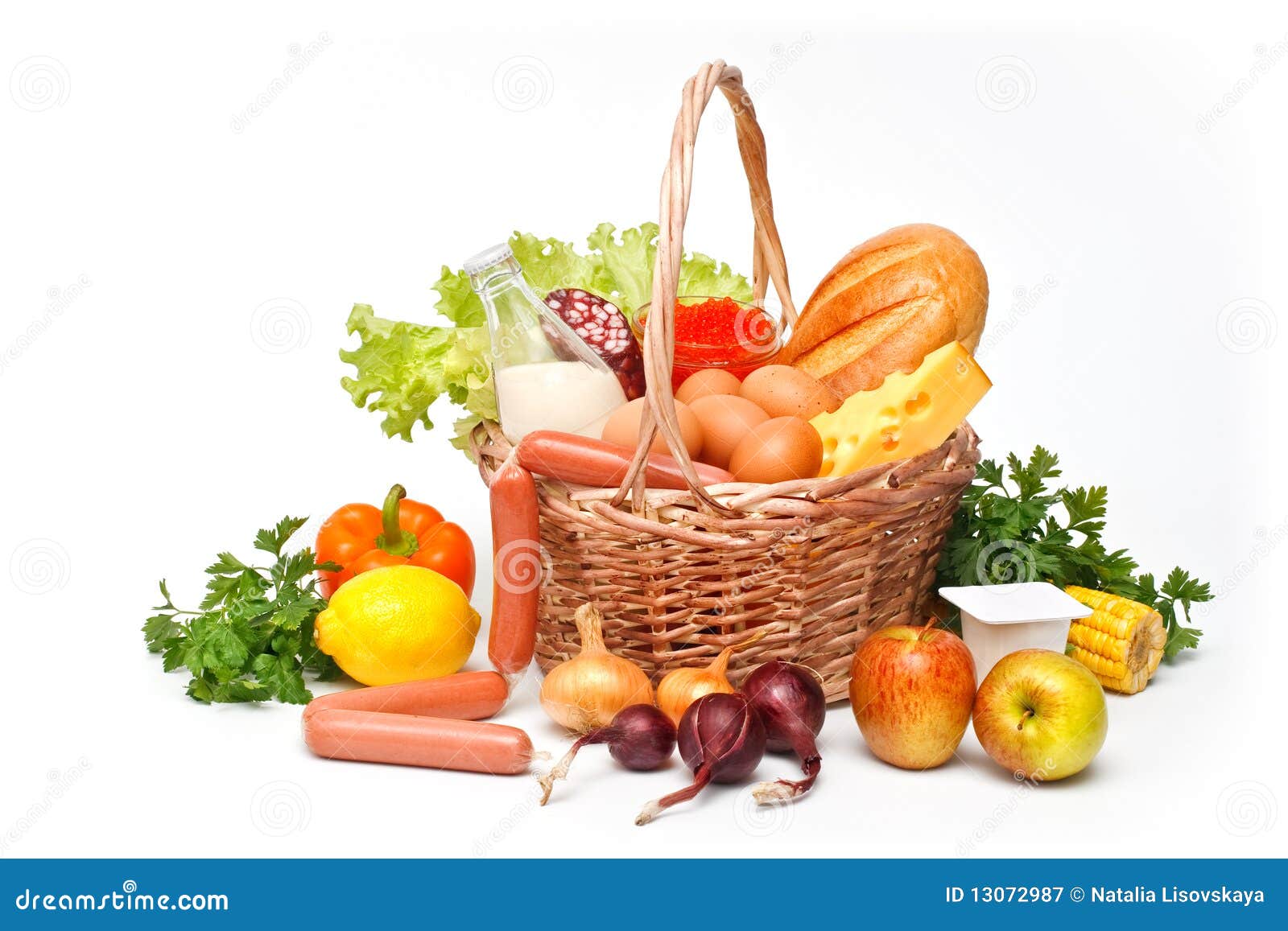 Dagelijkse producten stock afbeelding. Image of koop - 13072987