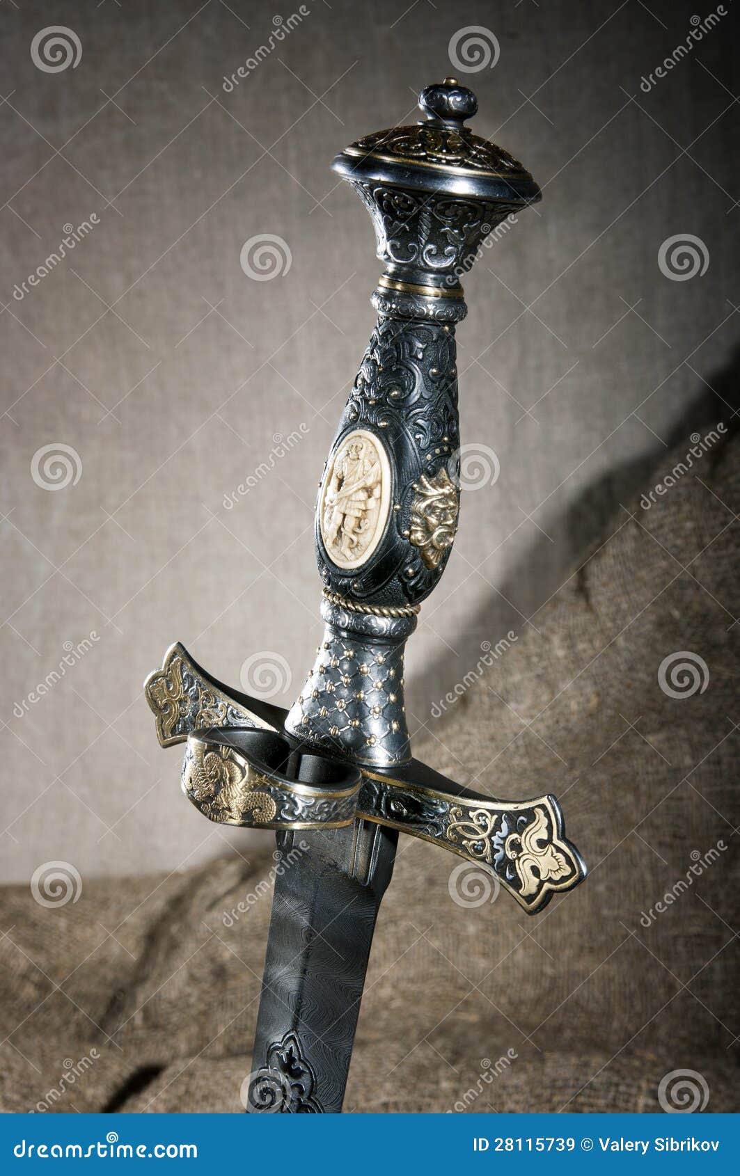Dagger stock image. Image of steel, dagger, weapon, impact - 28115739