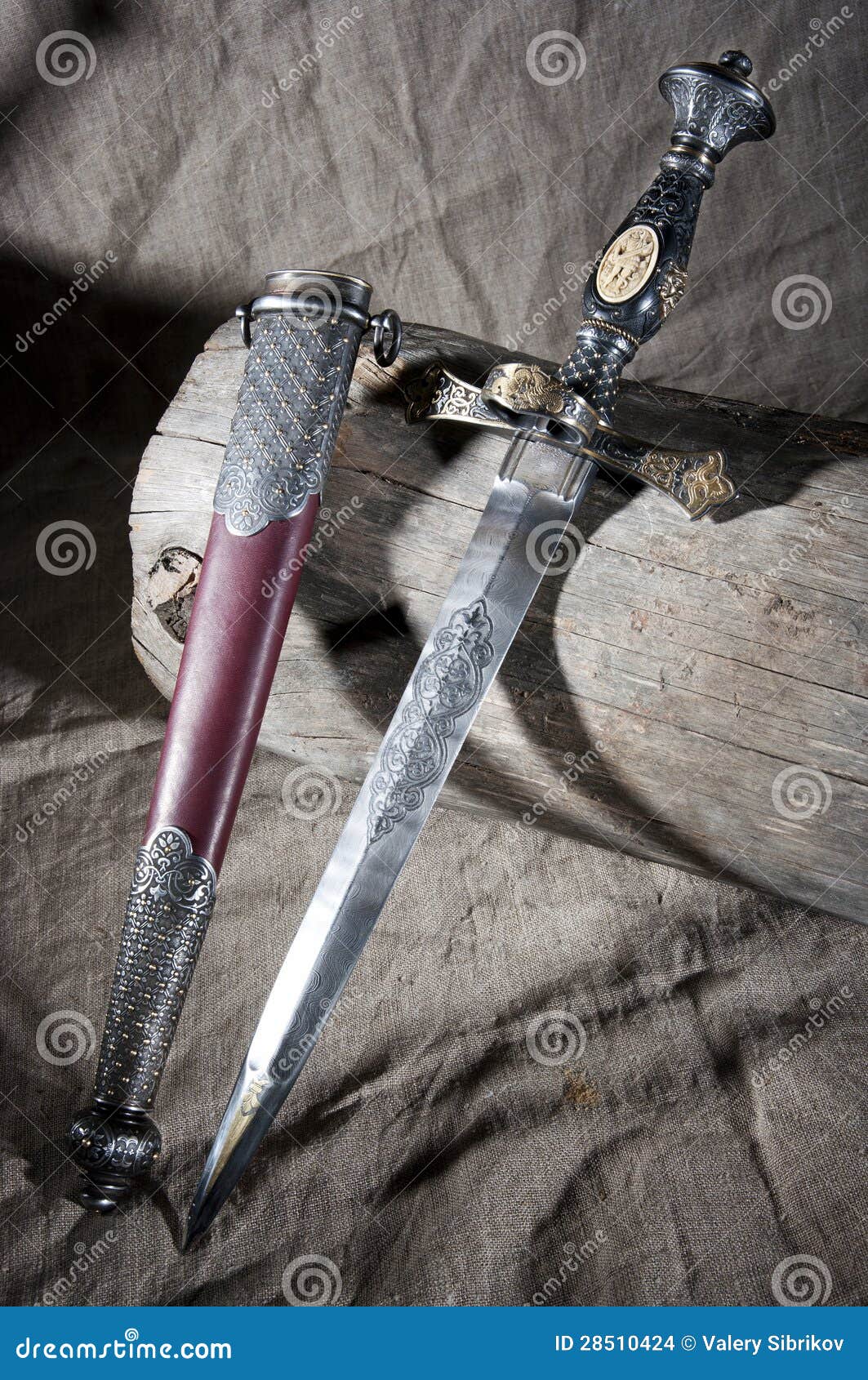Dagger stock photo. Image of steel, weapon, handle, iron - 28510424