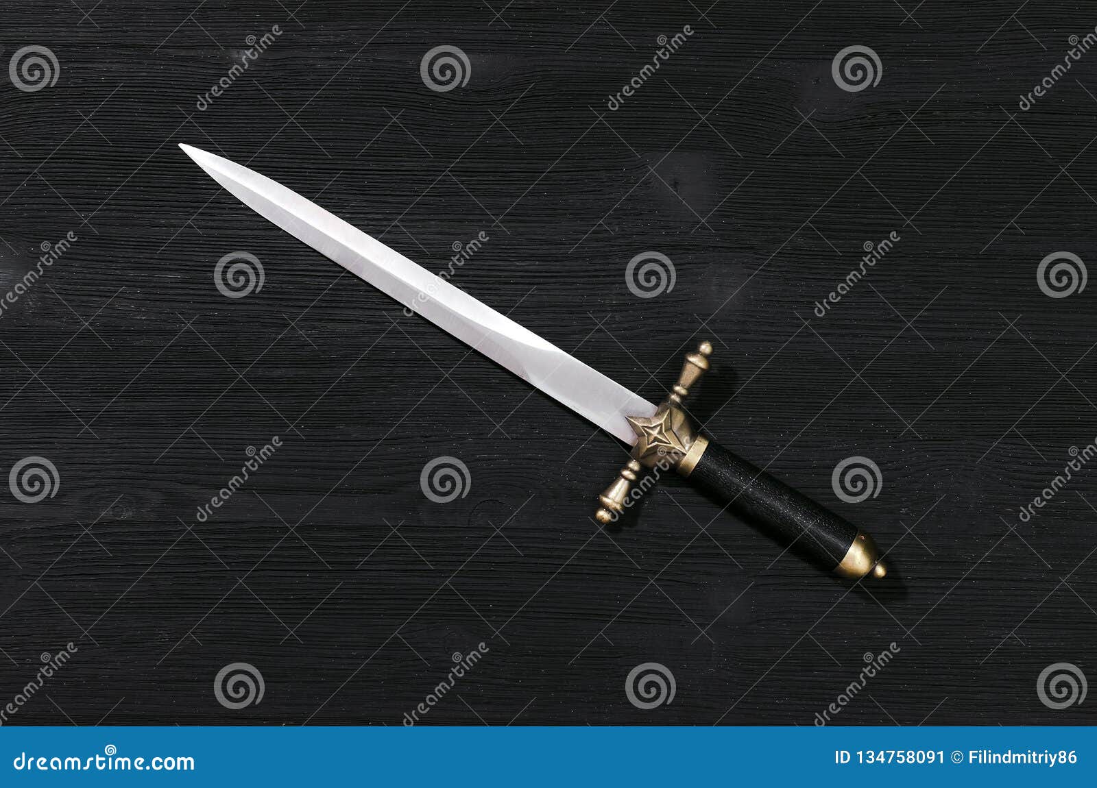 Dagger. stock image. Image of flat, sharp, blade, sabre - 134758091