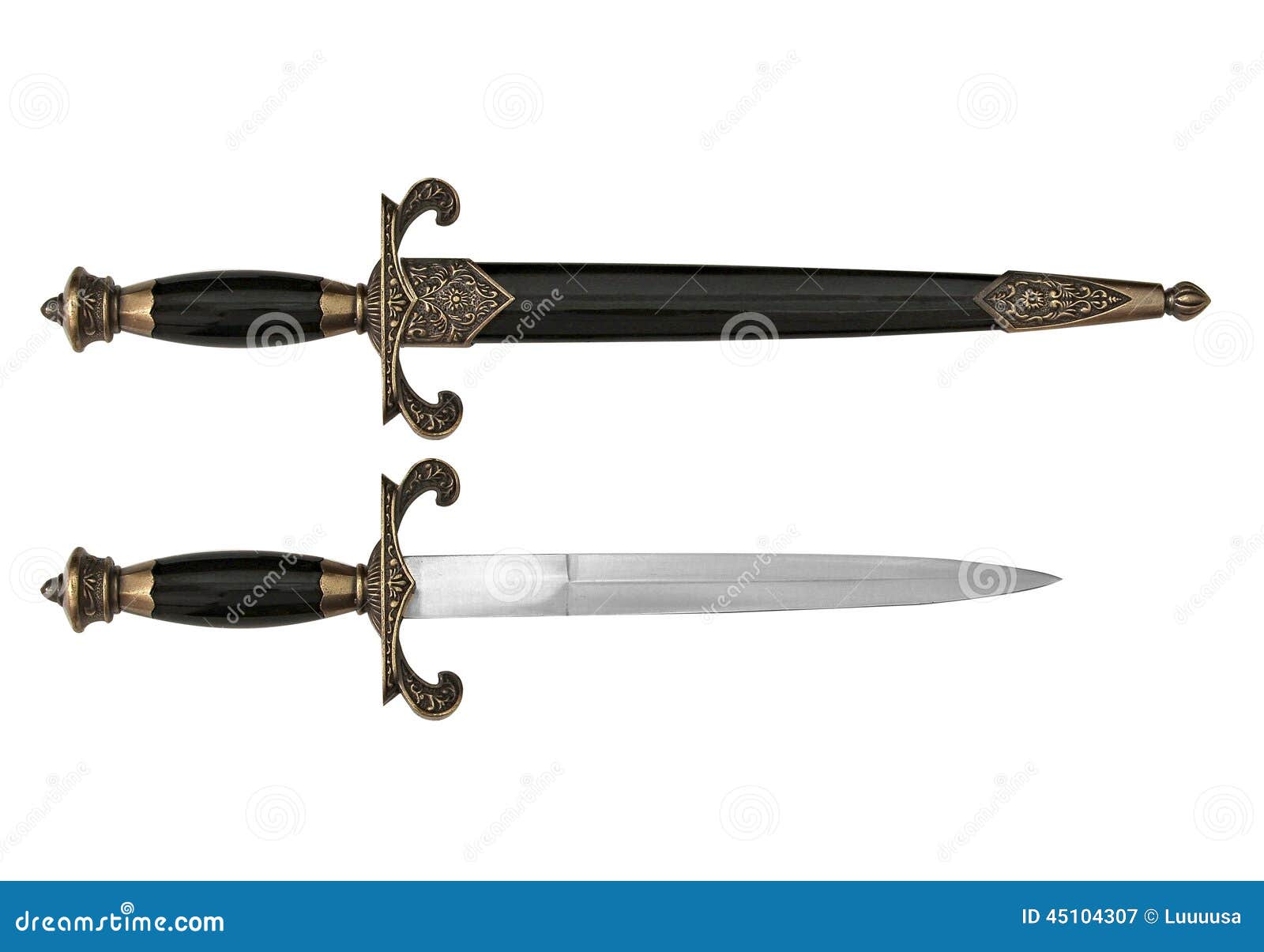 Dagger Fantasy Adventure stock image. Image of bronze - 45104307