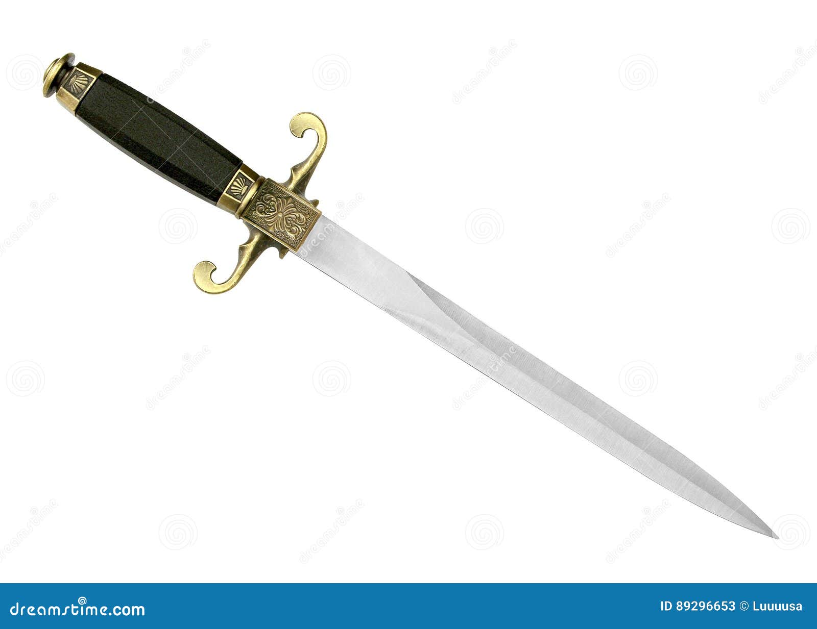 Dagger Fantasy Adventure. Sword On White Background Stock Photo ...
