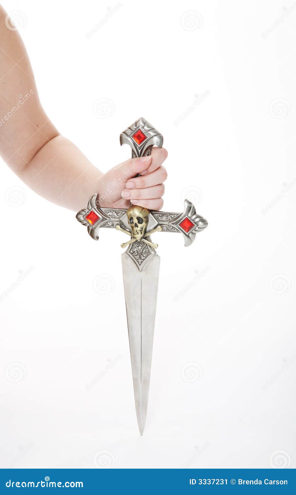 Dagger in Hand stock image. Image of dagger, girls, gold - 3337231