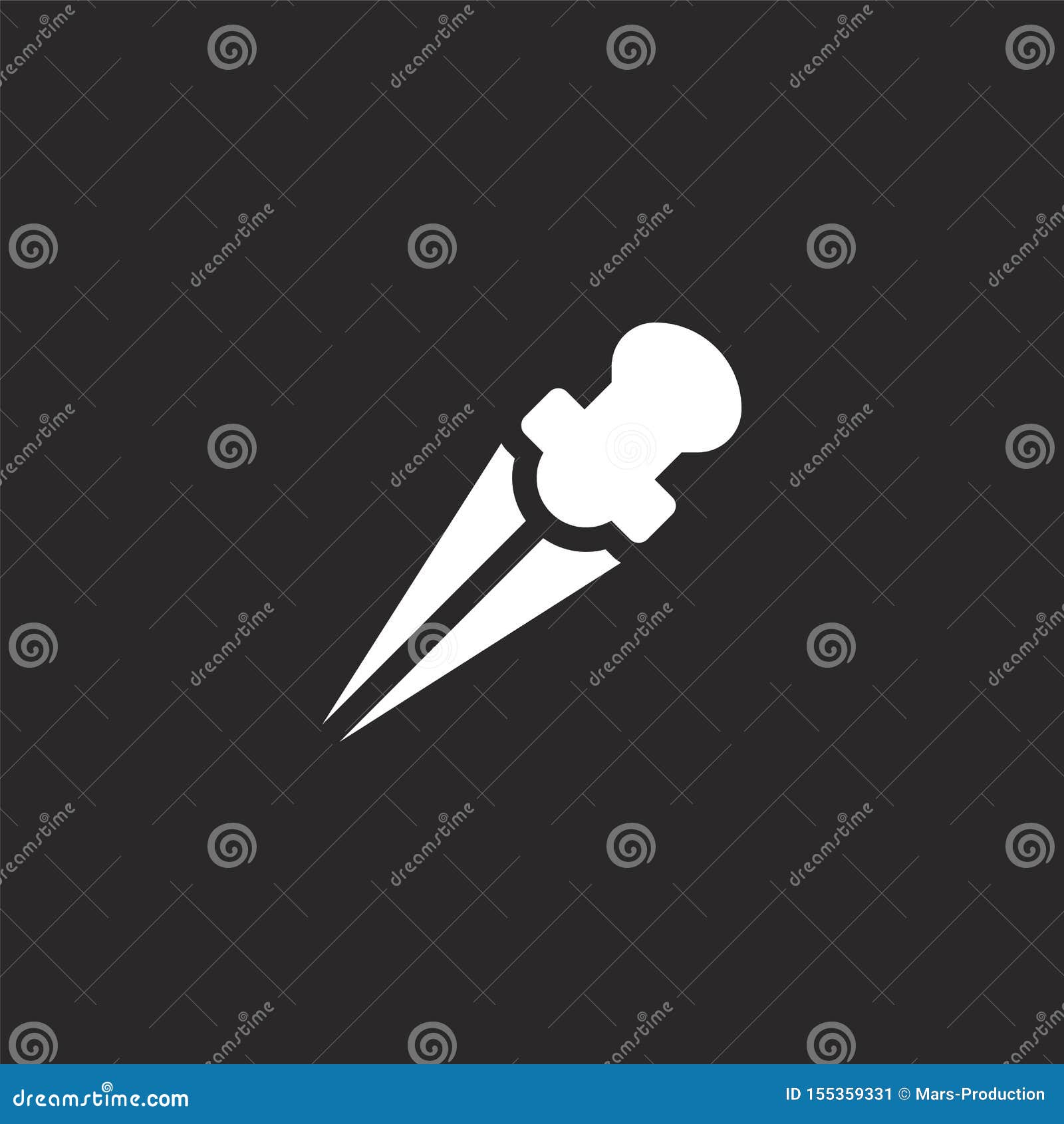 Dagger Icon. Filled Dagger Icon for Website Design and Mobile, App ...