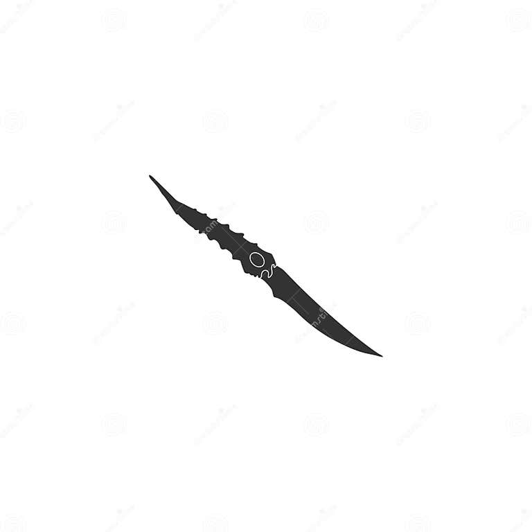 Dagger Icon in Simple Design. Vector Illustration Stock Vector ...