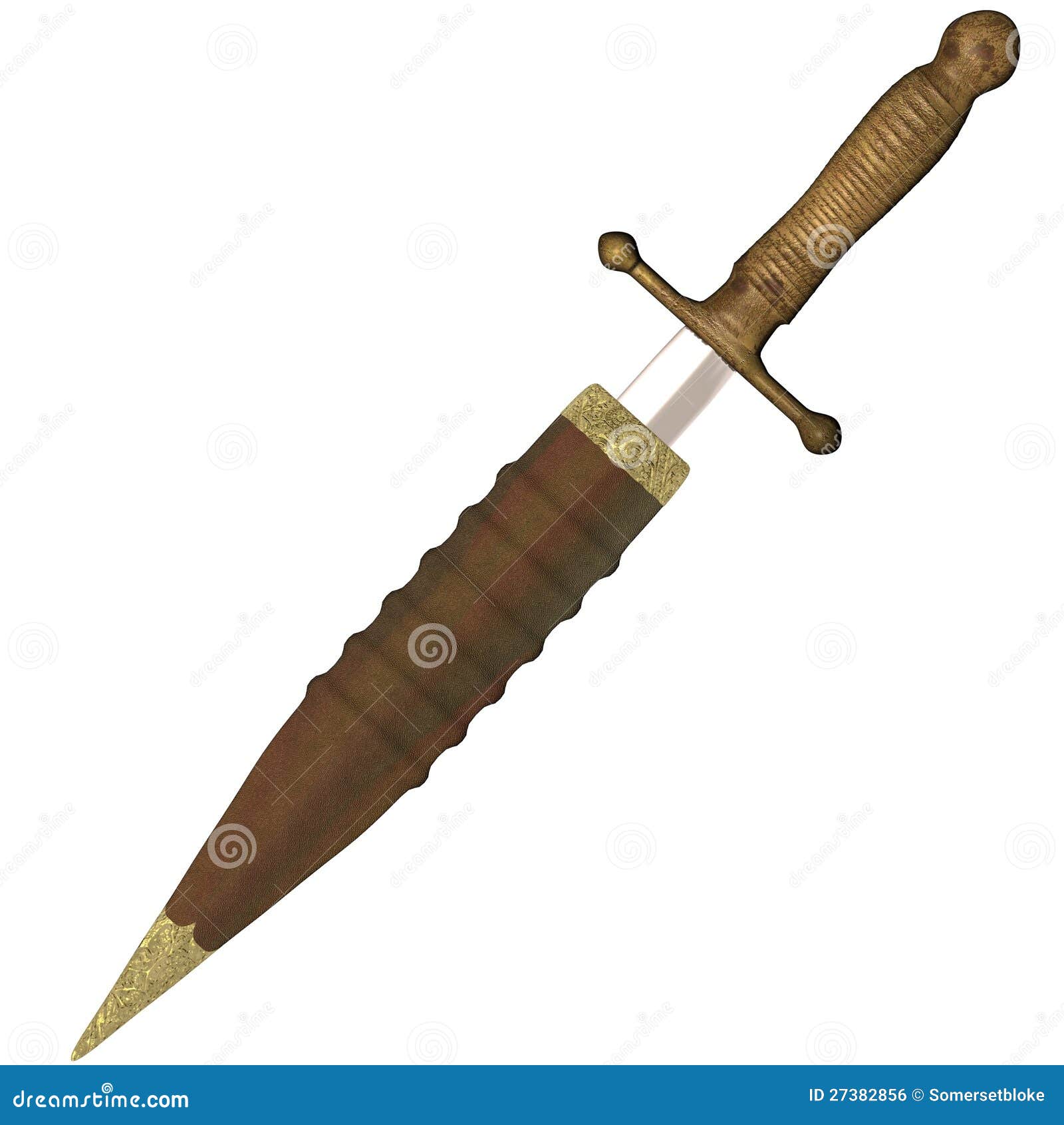 Dagger in Scabbard 1 stock photo. Image of blade, weapons - 27382856