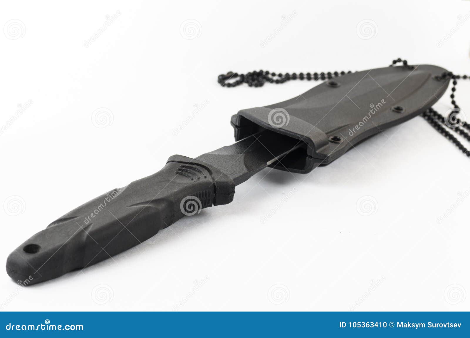 Dagger in a sheath stock photo. Image of combat, single - 105363410