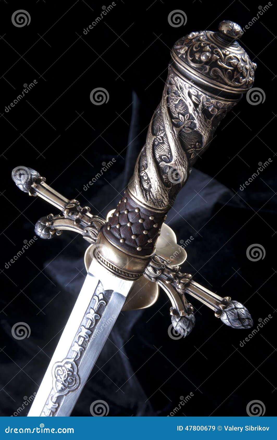 Dagger stock image. Image of dagger, history, iron, handle - 47800679