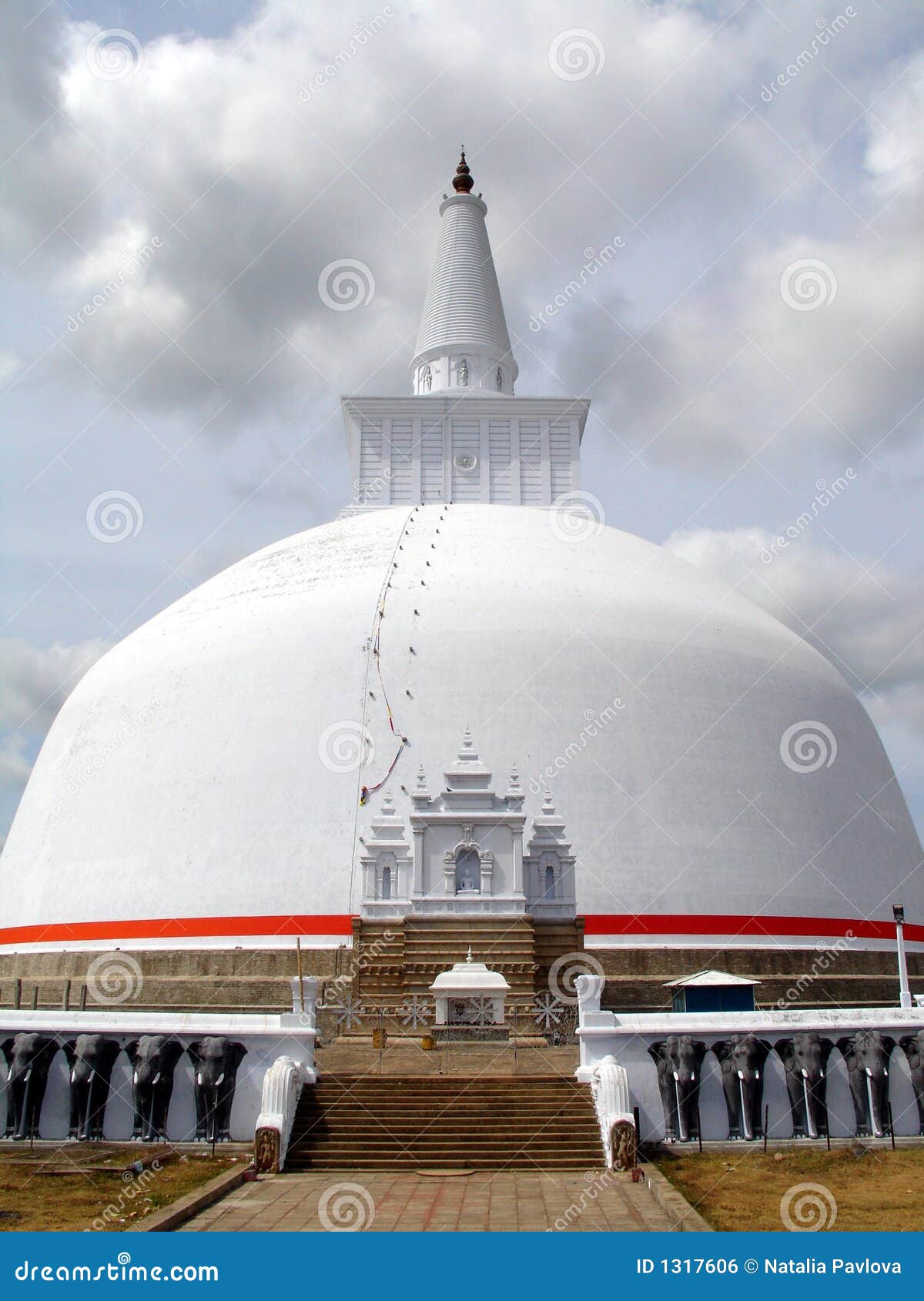 Dagoba stock photo. Image of faith, historic, reflection - 1317606