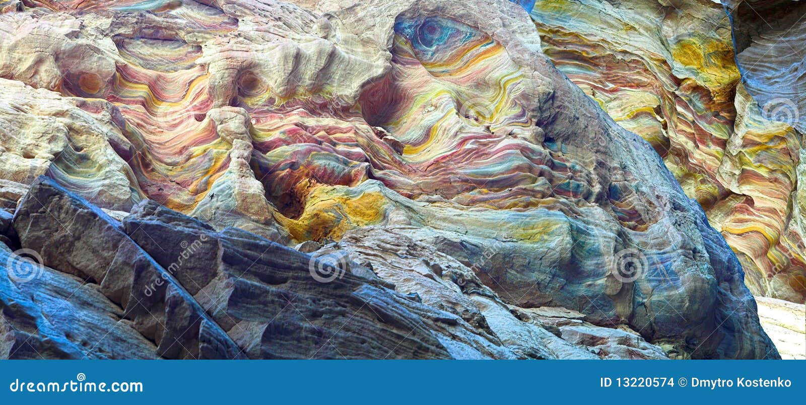 Dahab, Color canyon, Egypt stock photo. Image of egypt - 13220574